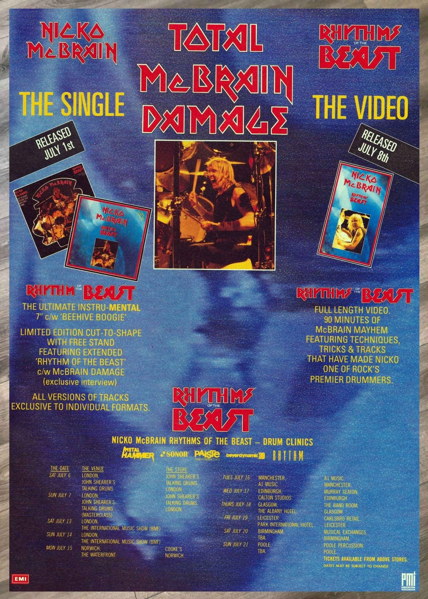 Se produkter som liknar IRON MAIDEN TOTAL MCBRAIN DAM.. på Tradera ...