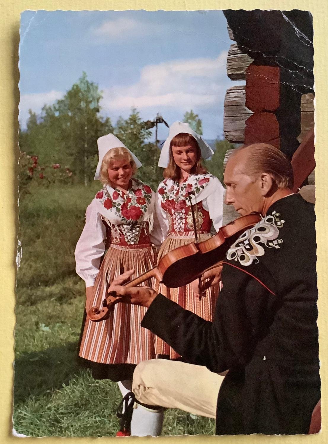 Kort Dalarna Spelman kullor leksandsdräkt | Köp på Tradera (604120226)