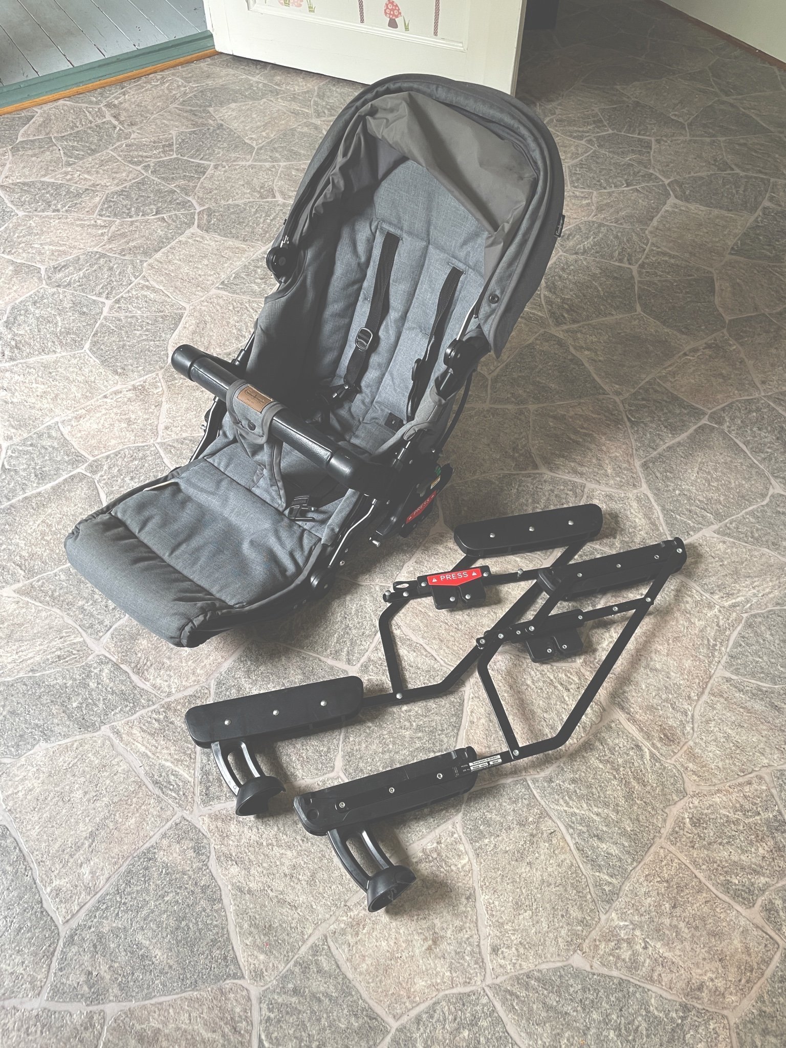 Emmaljunga super viking sittdel och syskonadapt.. | Köp på Tradera ...