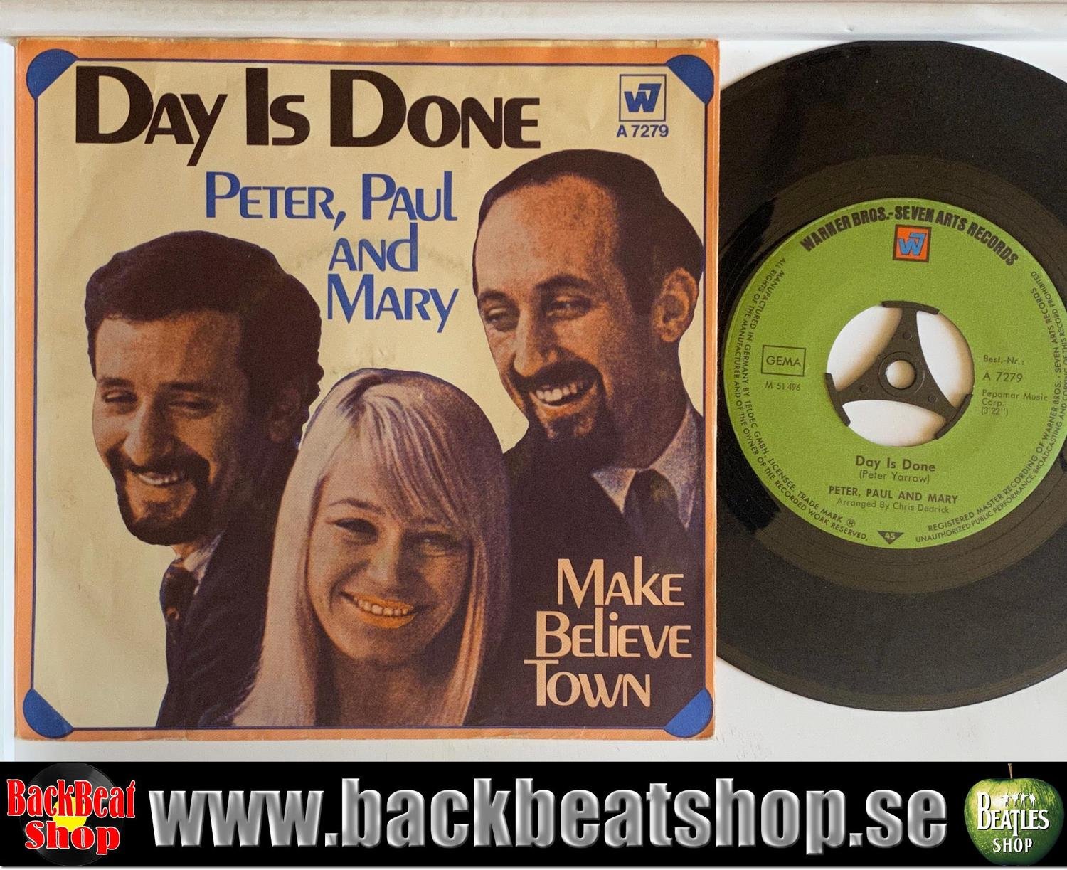PETER, PAUL & MARY - DAY IS DONE | Köp från backbeat på Tradera (604069659)