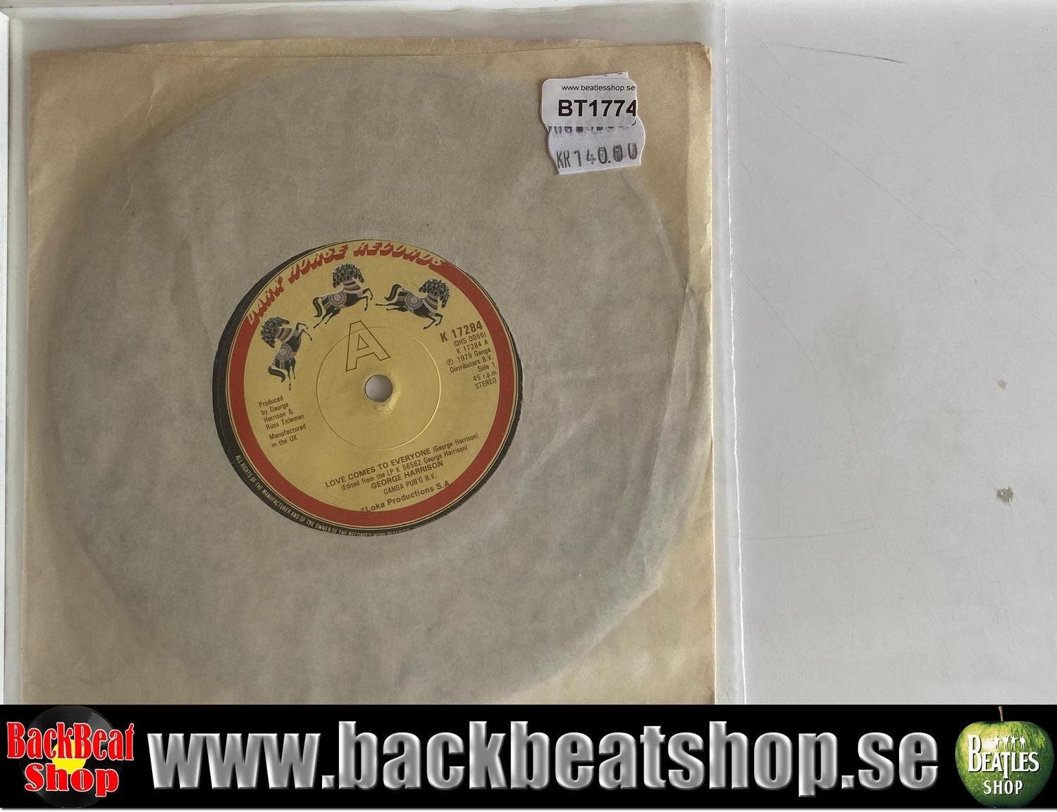 GEORGE HARRISON - LOVE COMES TO E.. | Köp från backbeat på Tradera ...
