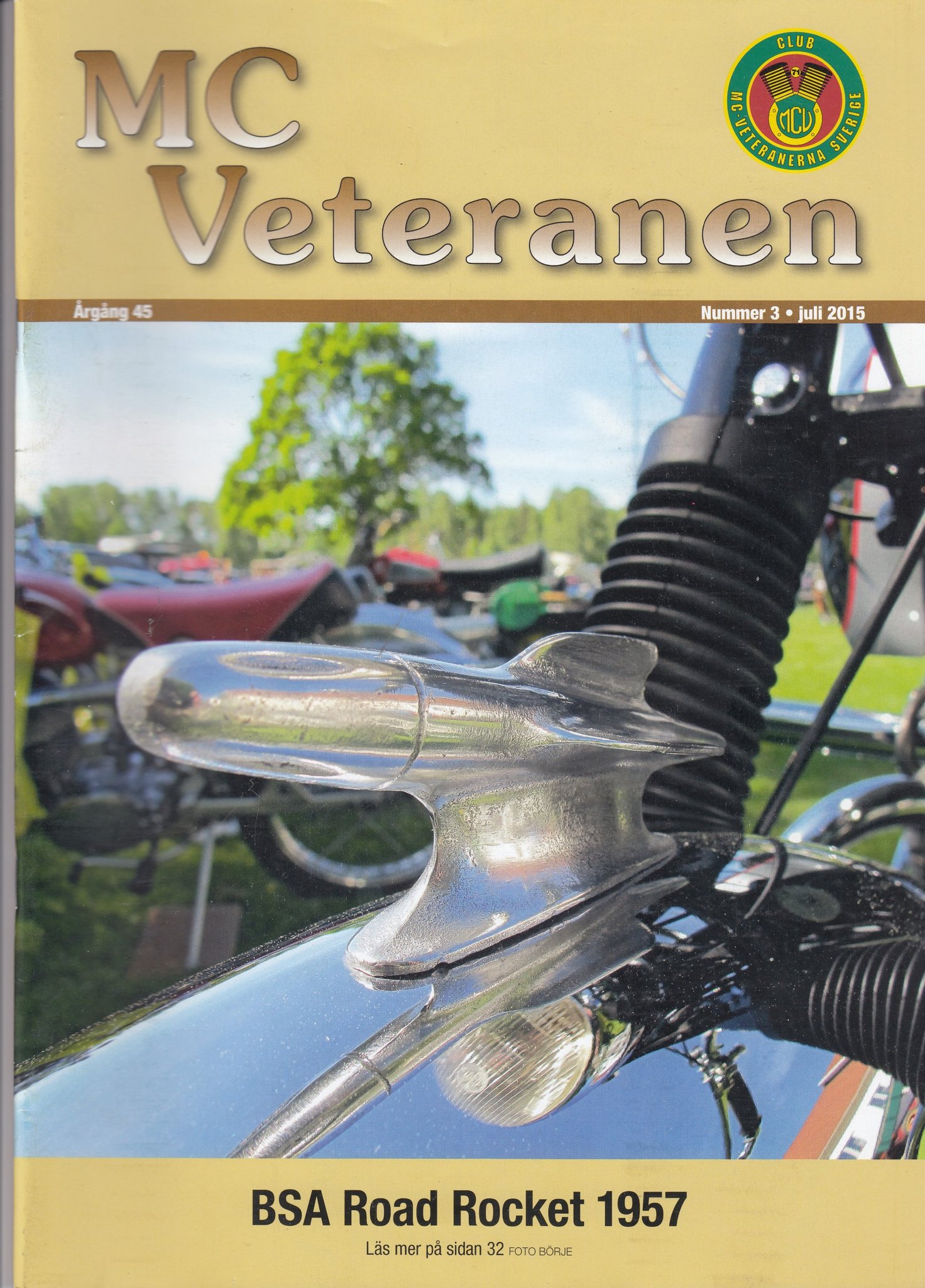 MC Veteranen - Nummer 3 2015. BSA Road Rocket 1.. | Köp på Tradera ...