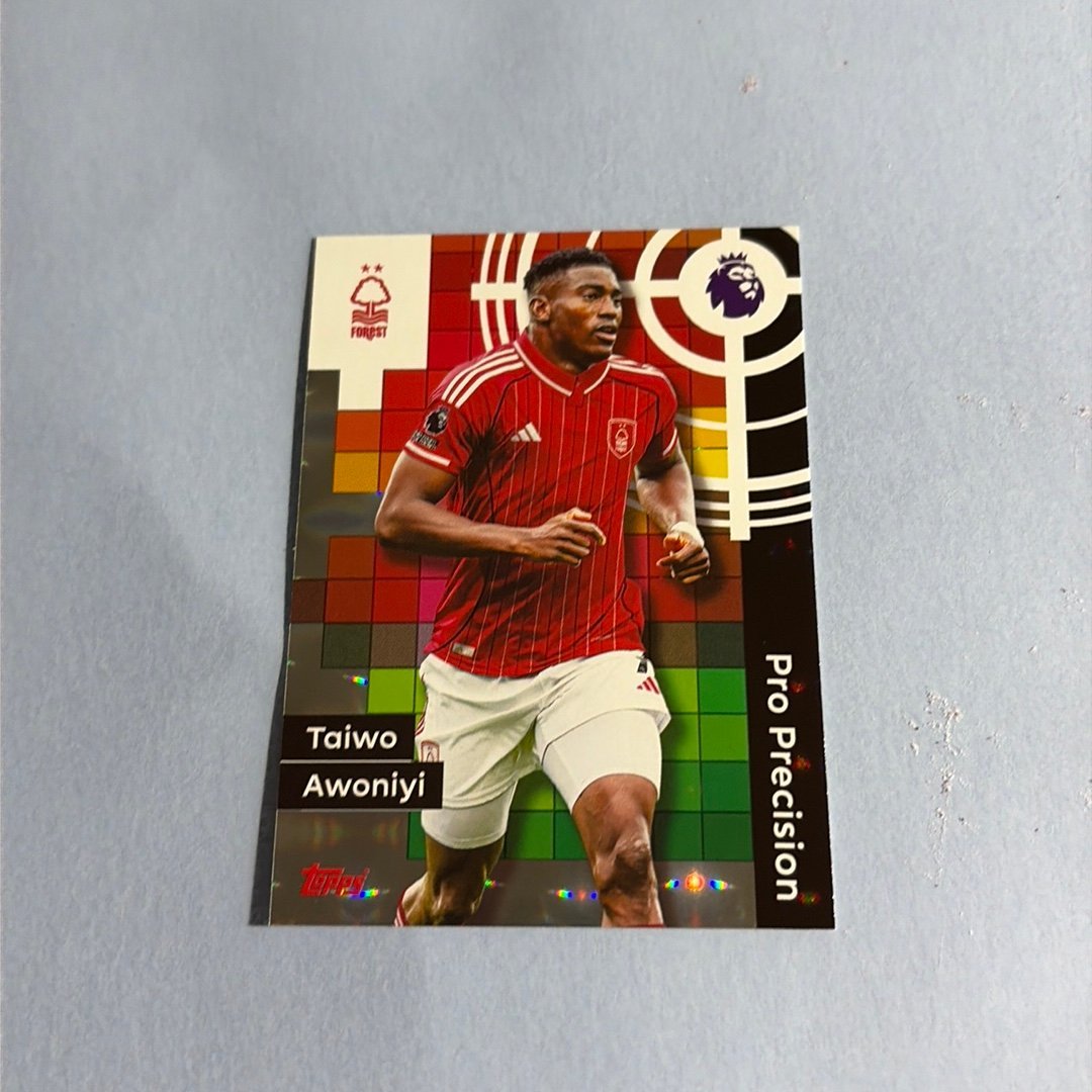Taiwo Awoniyi Topps Premier League 25/26 Pro Pr.. | Köp på Tradera ...