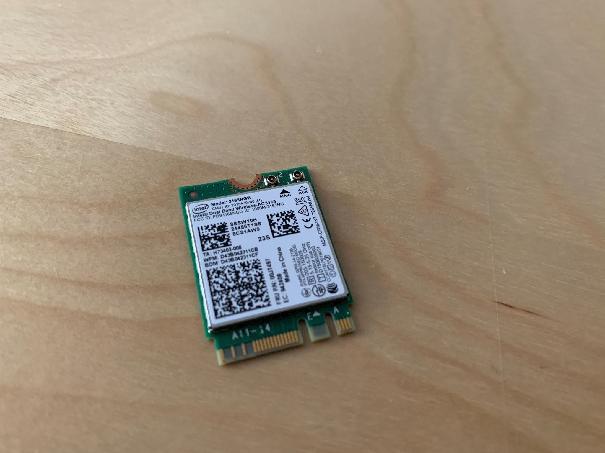 Intel Dual Band 3165NGW Wireless LAN Wifi Bluet.. (409057243) ᐈ Köp på ...