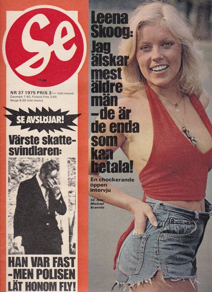 SE 1975-37 Alice Cooper.Leena Skoog.Fotboll Tho.. | Köp på Tradera ...