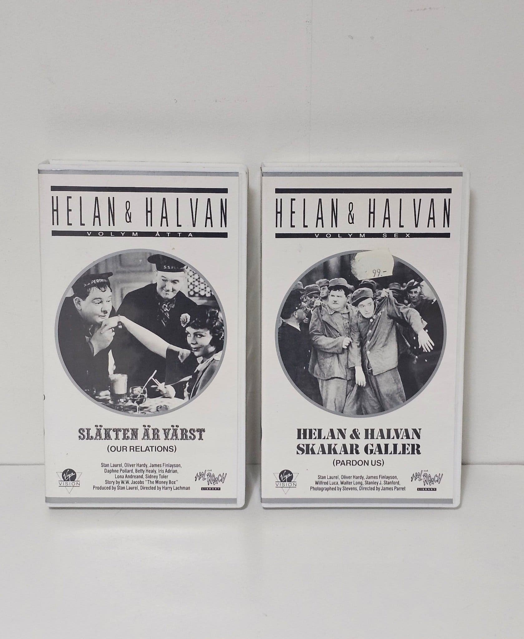 Se produkter som liknar Helan & Halvan VHS - Volym 8 .. på Tradera ...