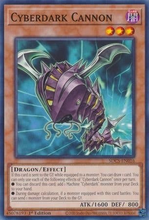 Cyberdark Cannon (Yugioh Structure .. | Köp från Kelz0r på Tradera ...