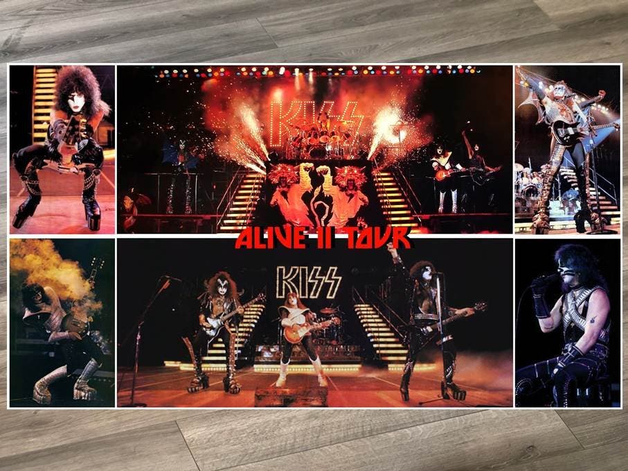 Se produkter som liknar KISS ALIVE II TOUR PHOTO POSTER på Tradera ...