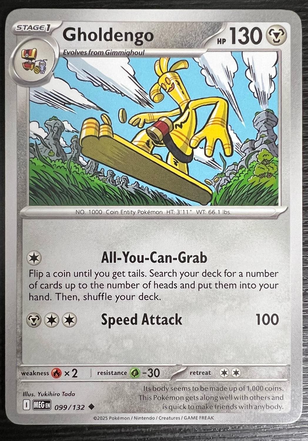 Gholdengo 099/132 Pokémonkort - Mega Evolution | Köp på Tradera (696434124)