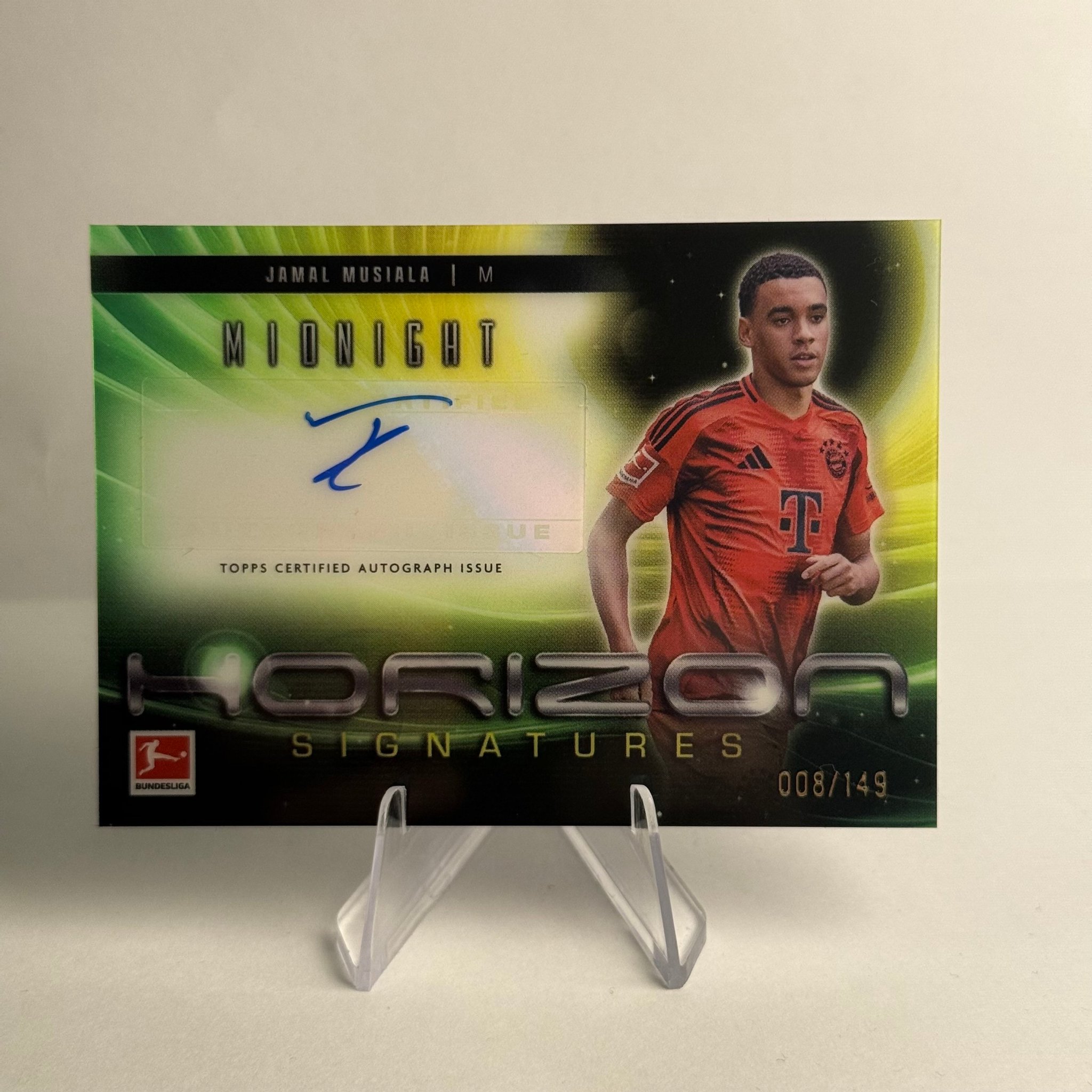 Jamal Musiala 008/149 Autograph Card - Topps Ho.. | Köp på Tradera ...