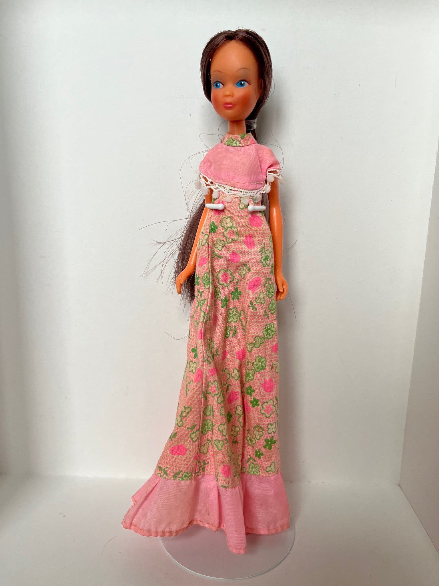 Vintage Peggy Long Leg RARE Docka med Rosa Klän.. | Köp på Tradera ...