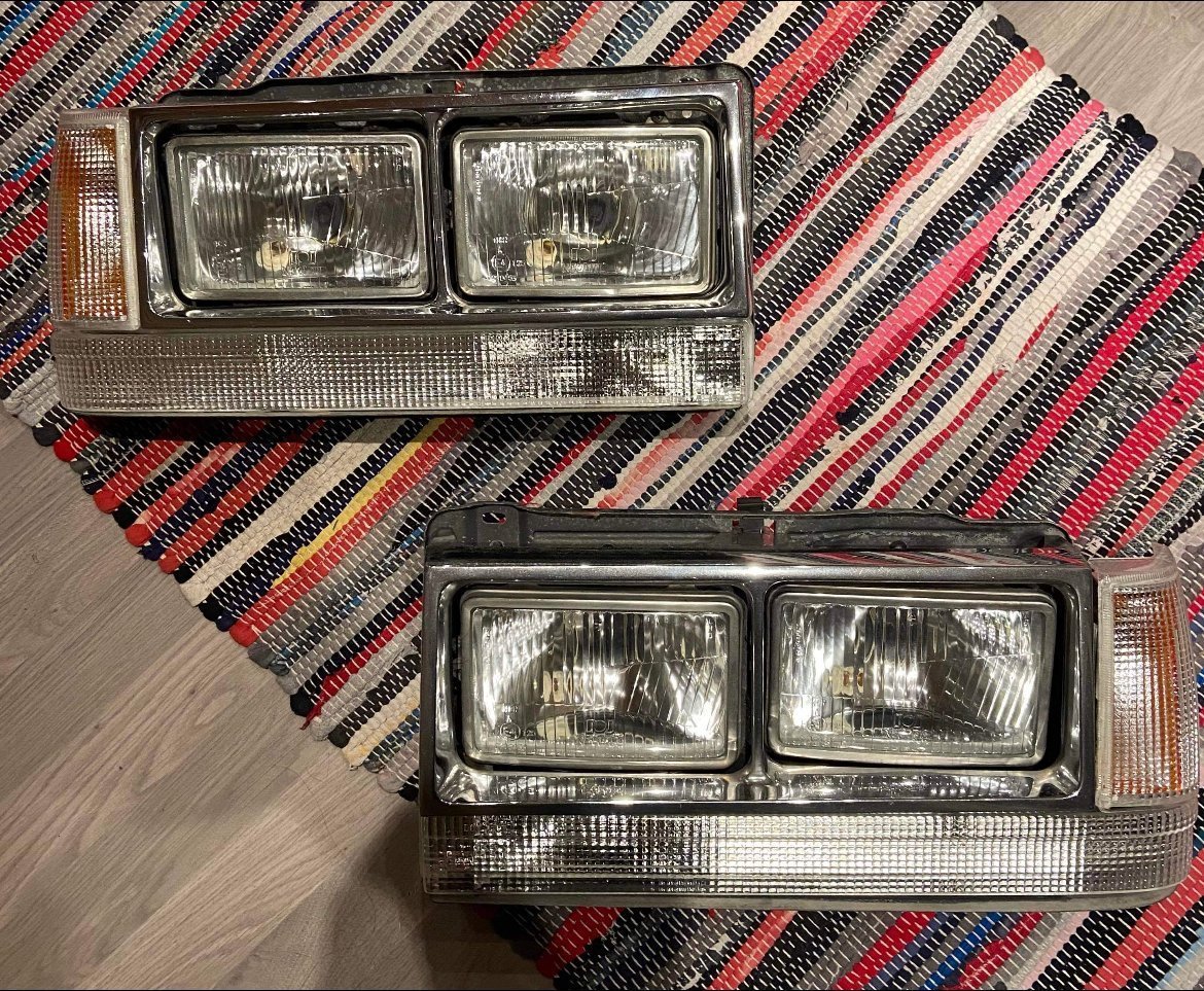 USA strålkastare front Volvo 740 / 760 1. gen | Köp på Tradera (572873637)