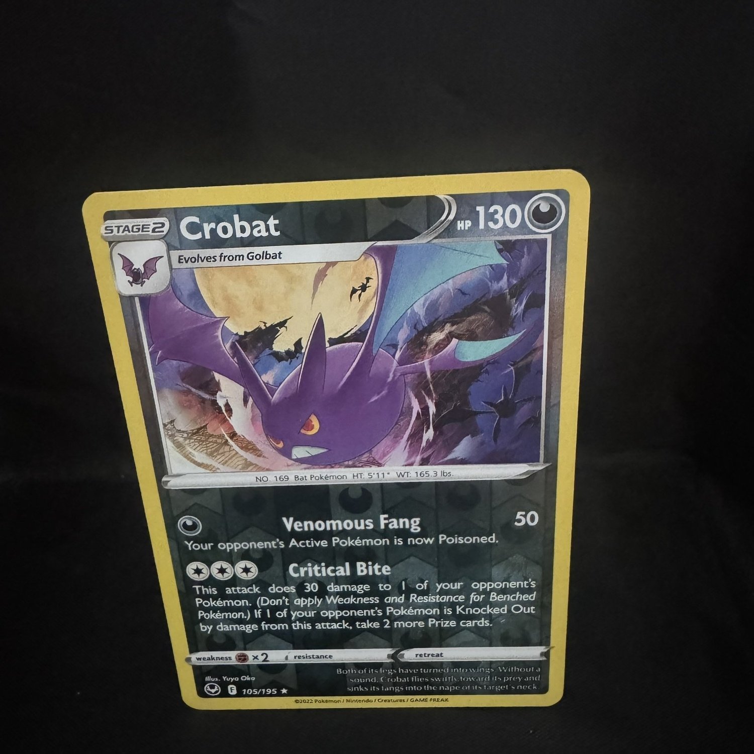 Pokémon Crobat 105/195 Reverse Holo, Silver Tem.. | Köp på Tradera ...