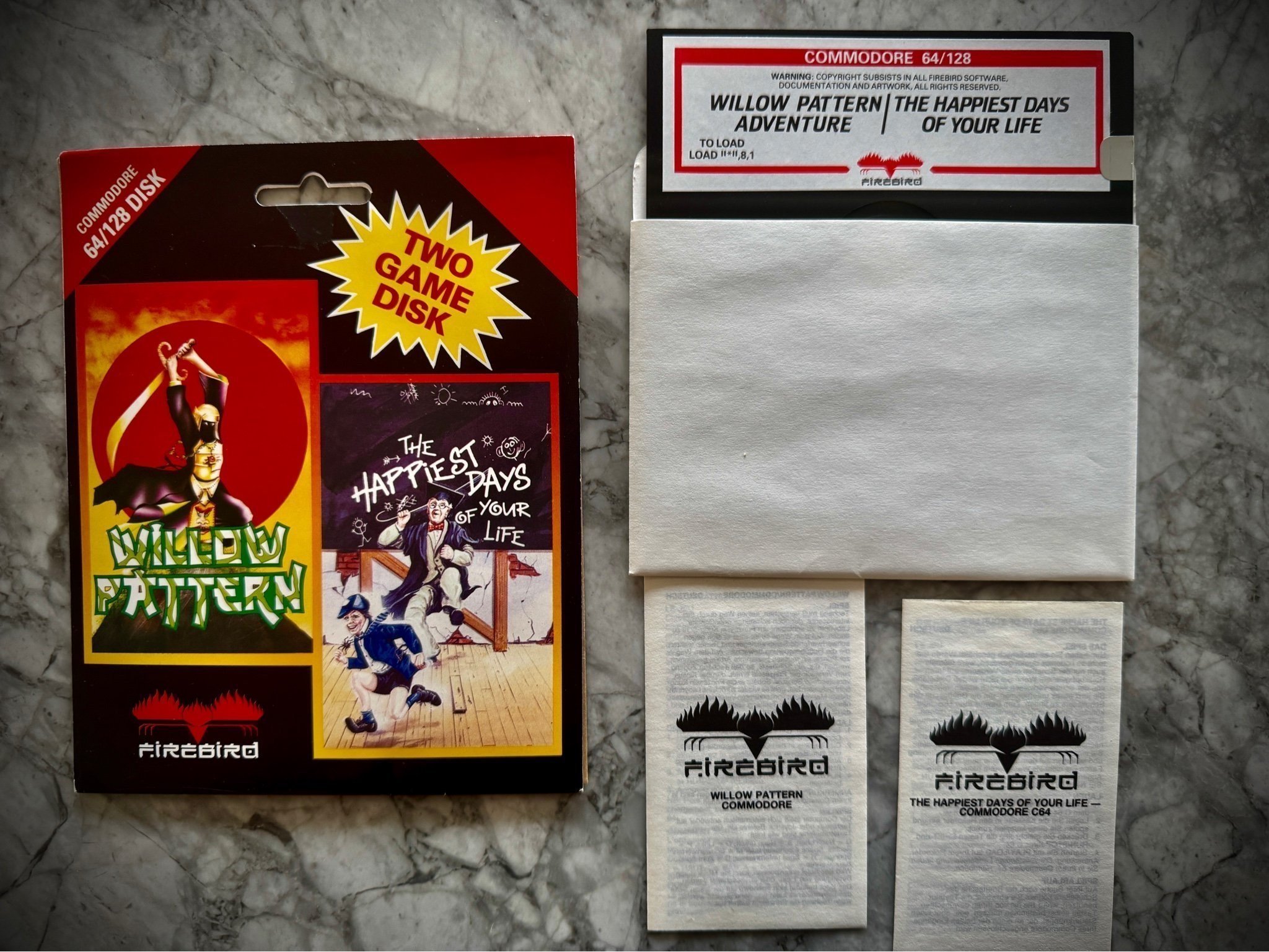 Retro Commodore 64 - Willow Pattern och The Hap.. | Köp på Tradera ...