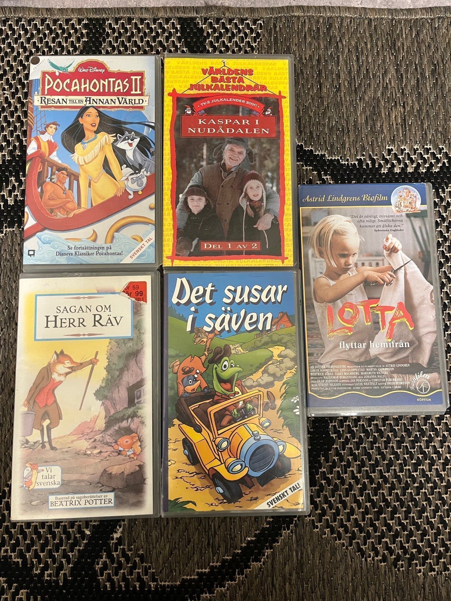 VHS filmer 5 st.Lotta flyttar hemifrån,Det susa.. | Köp på Tradera ...