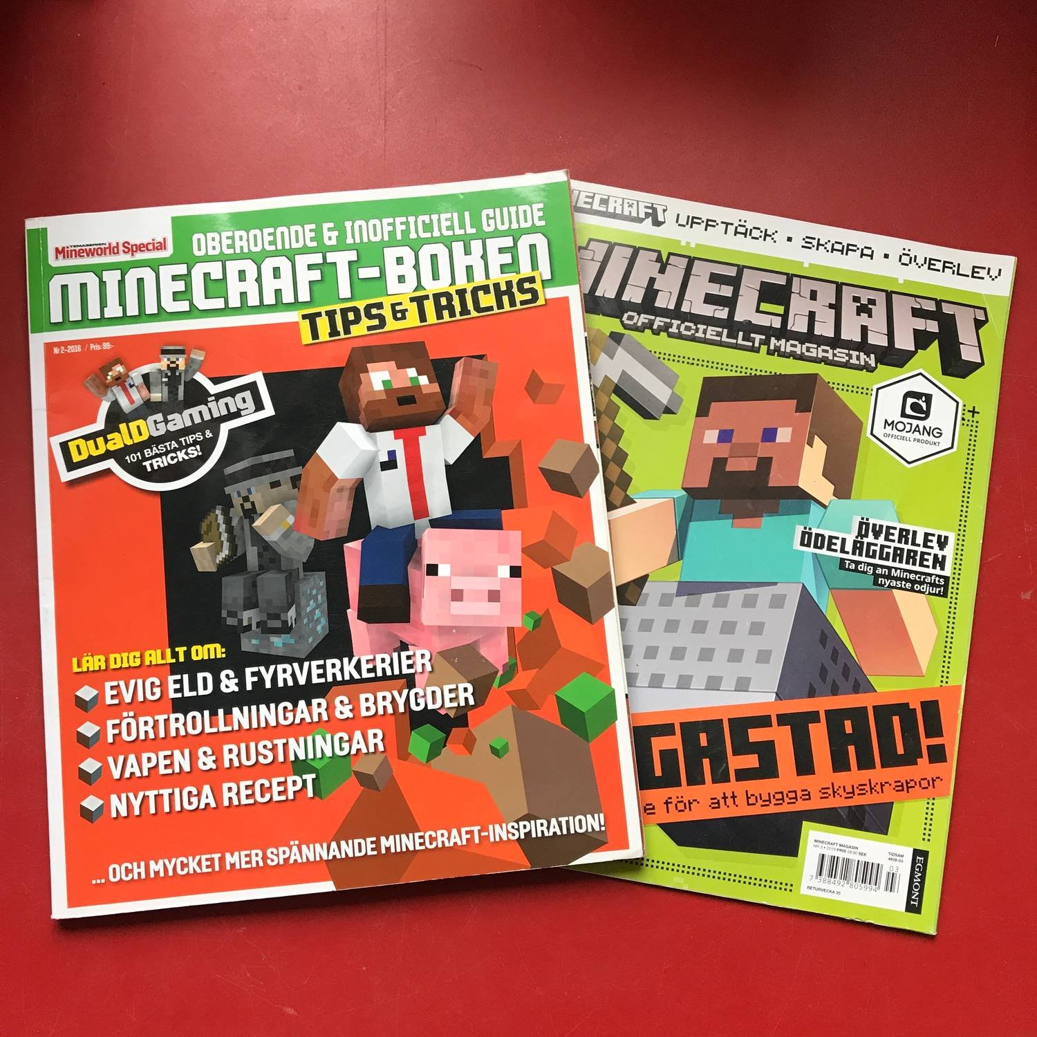 MINECRAFT-BOKEN Tips & Trick.. | Köp från Haldins_Hylla på Tradera (661051909)