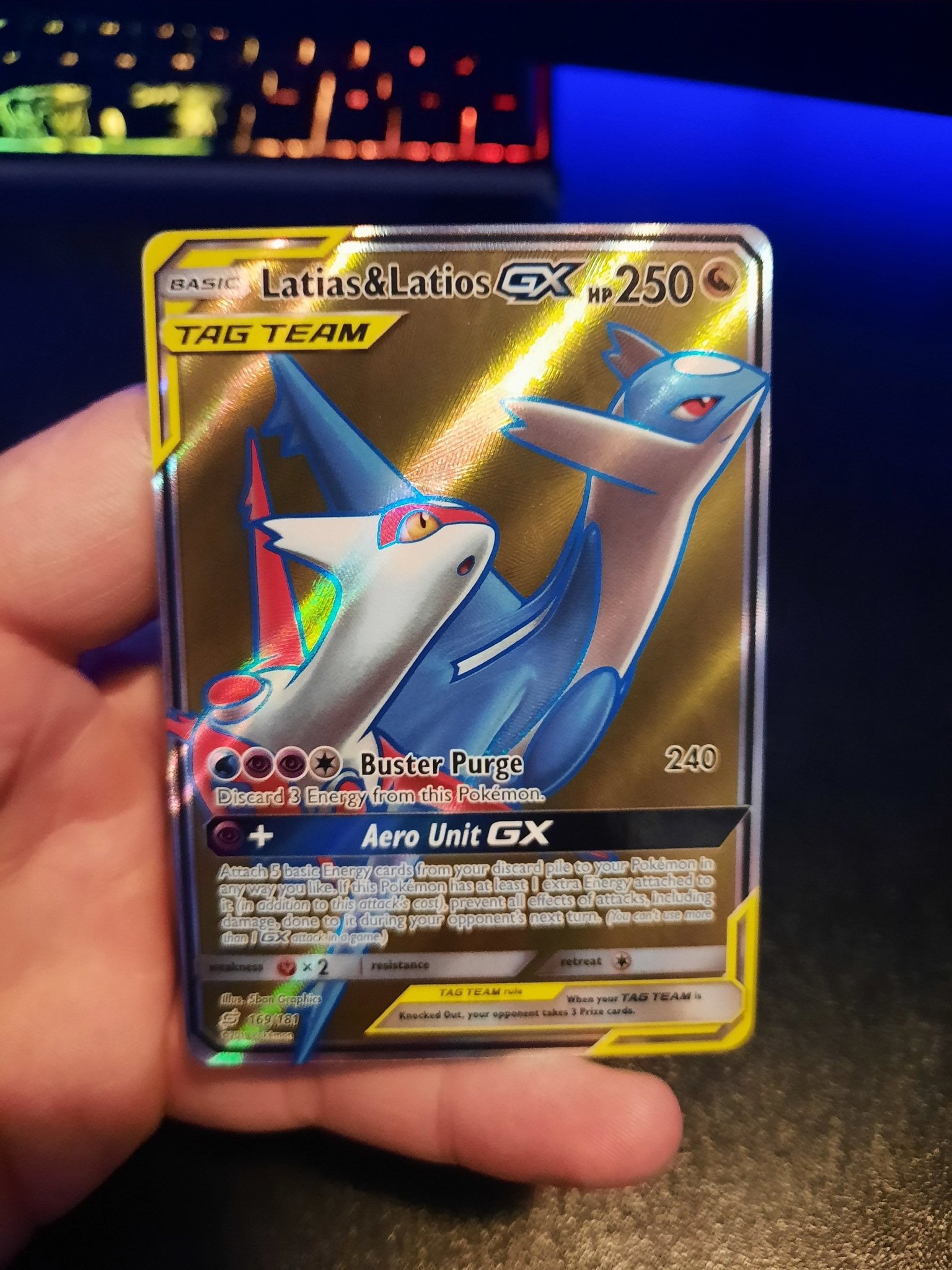 Pokemon Kort Latias & Latios GX Tag Team FA 169.. | Köp på Tradera ...