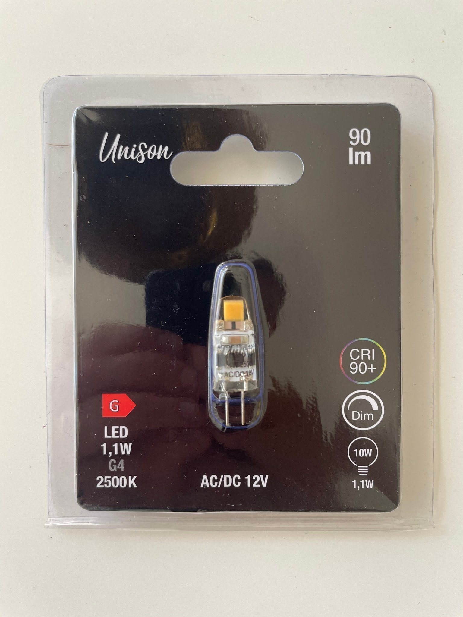 G4 LED-lampa 1,1W 12V 2500K 90 lm (7st) | Köp på Tradera (699634867)