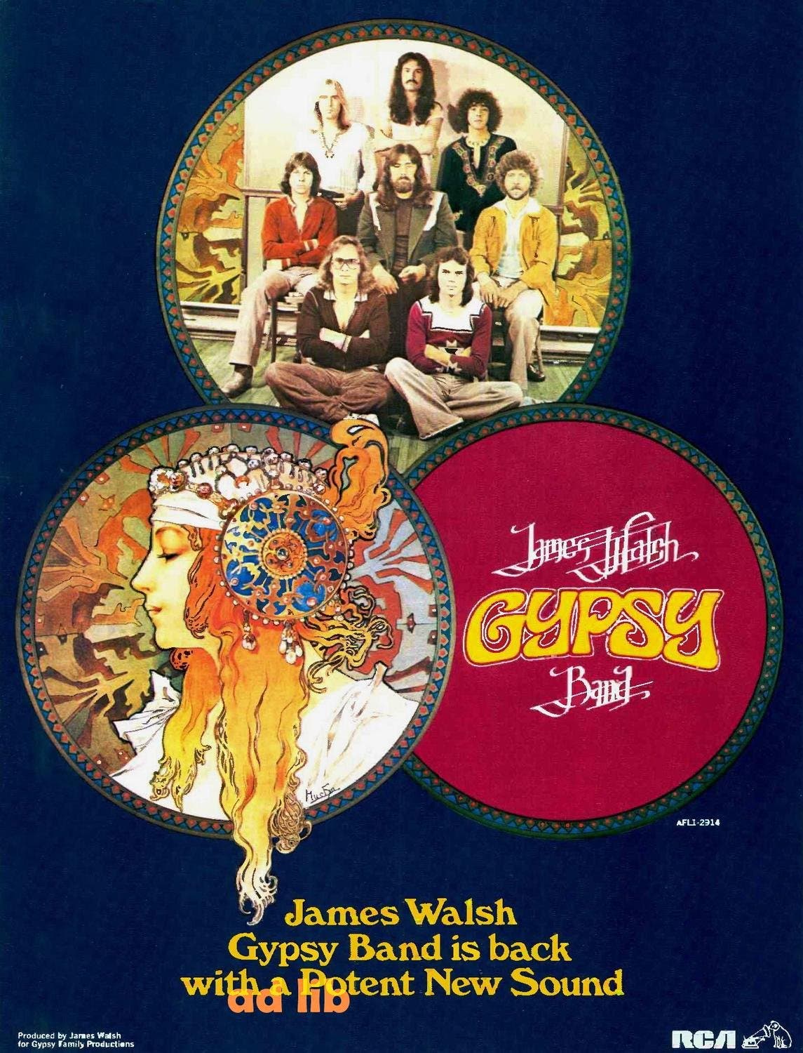 JAMES WALSH GYPSY BAND - RCA RECORDS, STOR TIDN.. | Köp på Tradera ...