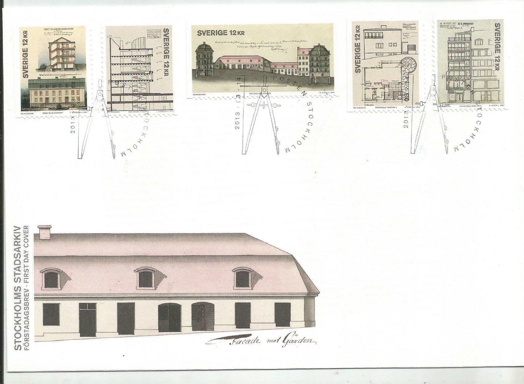 Sverige fdc facit 2945-49 Vignett | Köp på Tradera (708169277)