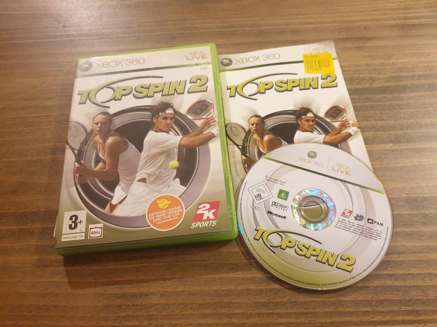 Top Spin 2 Xbox 360 Beg 383398409 ᐈ Köp På Tradera