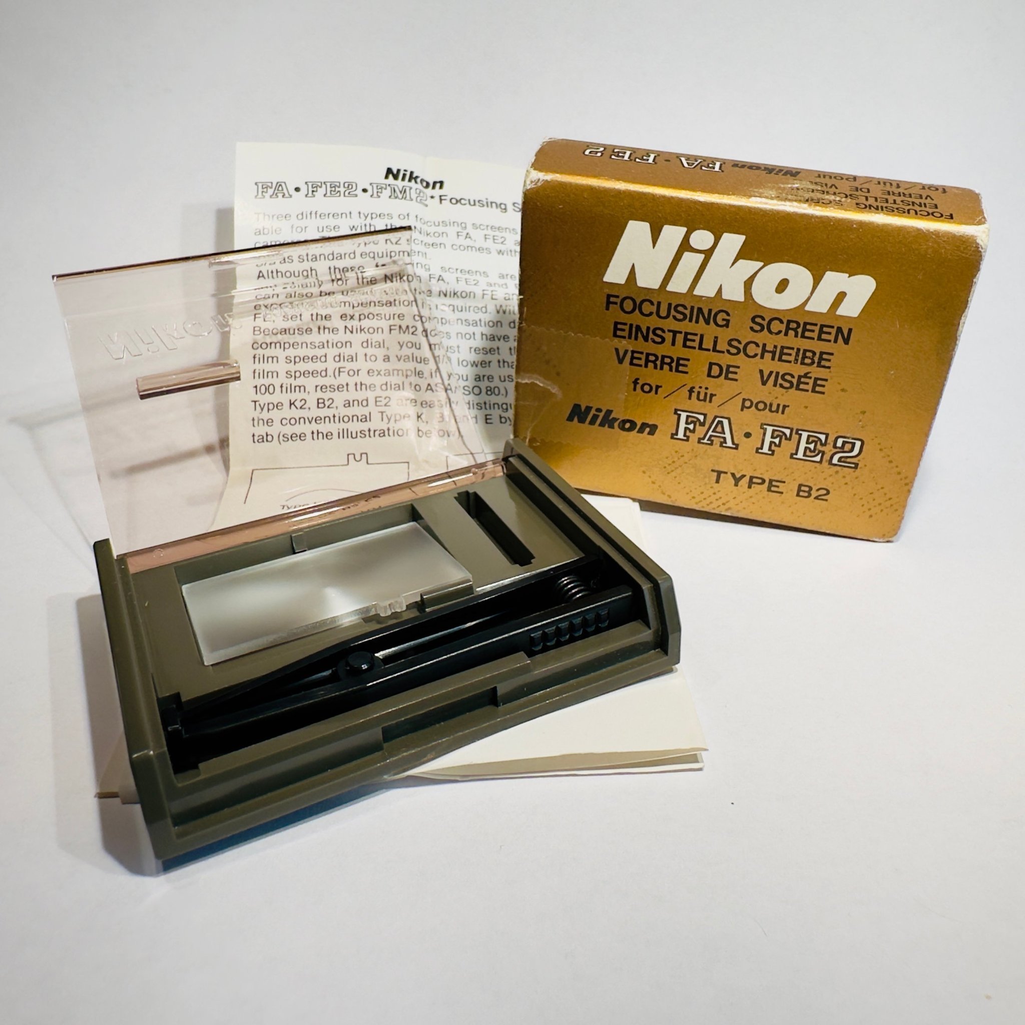 Se produkter som liknar Nikon Focusing Screen Type B2.. på Tradera ...