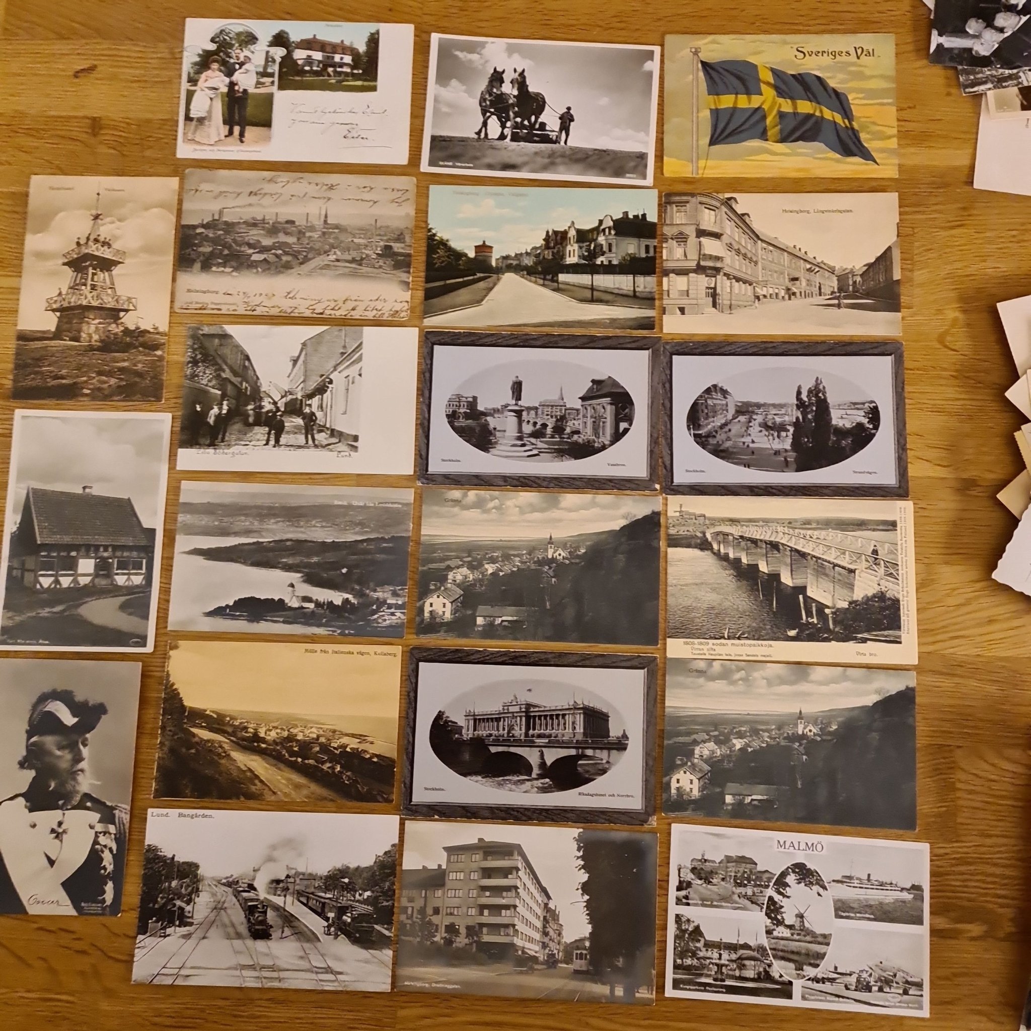 Sverige Vykort Parti 57 st Gammal Vykort Samling | Köp på Tradera ...