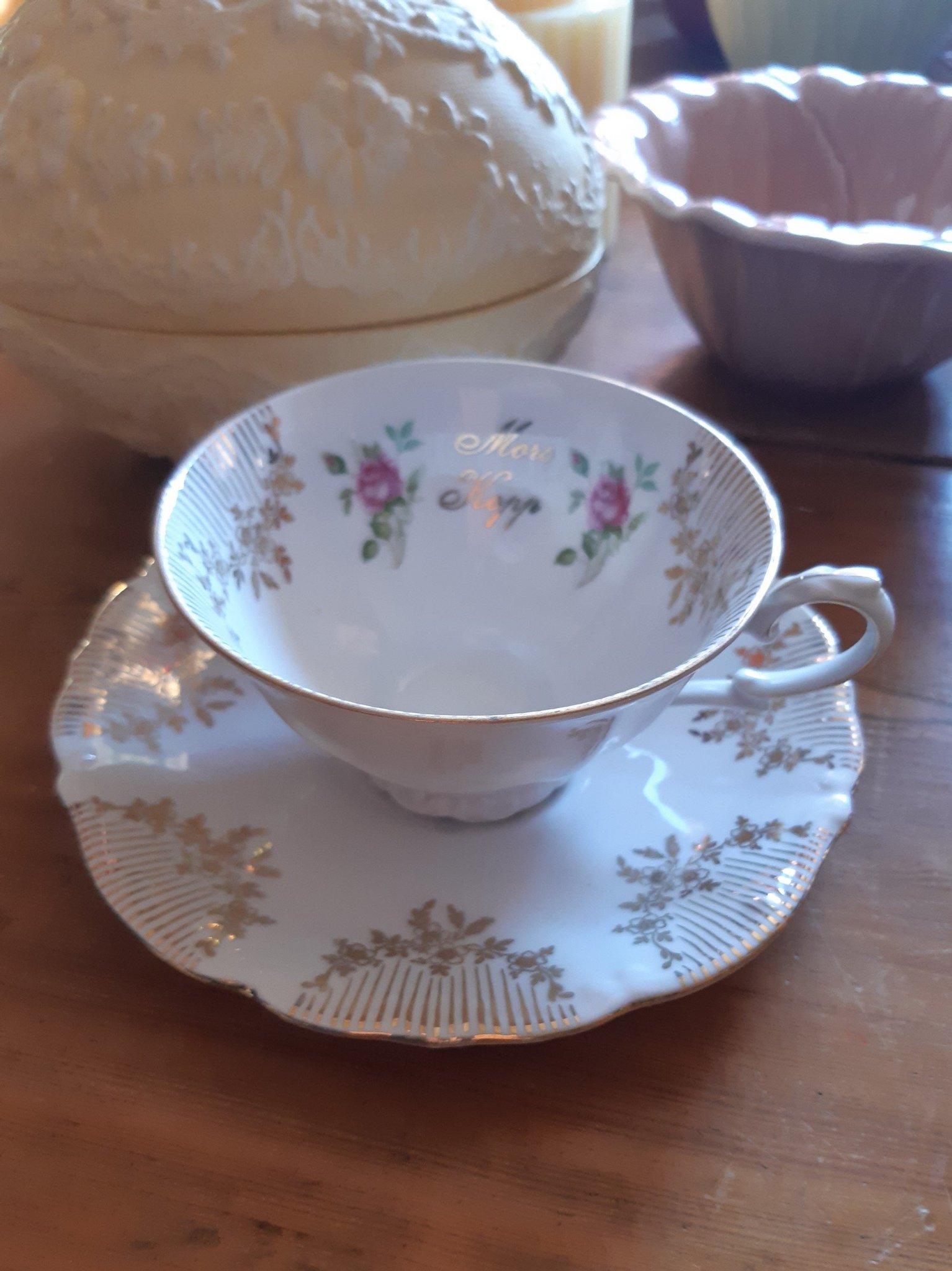 Se produkter som liknar Vintage så Vacker Mors Kopp p.. på Tradera (625988333)