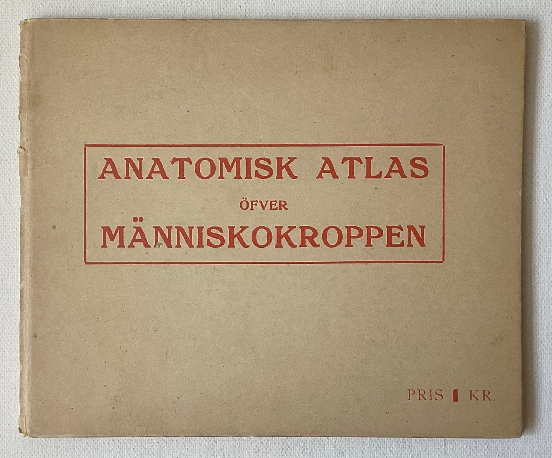 Anatomisk Atlas öfver Människokroppen. Format 1.. | Köp på Tradera ...