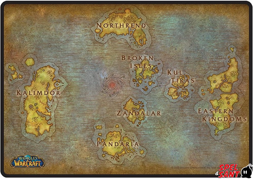 World of Warcraft World Map Ga.. | Köp från SpelochSånt på Tradera ...