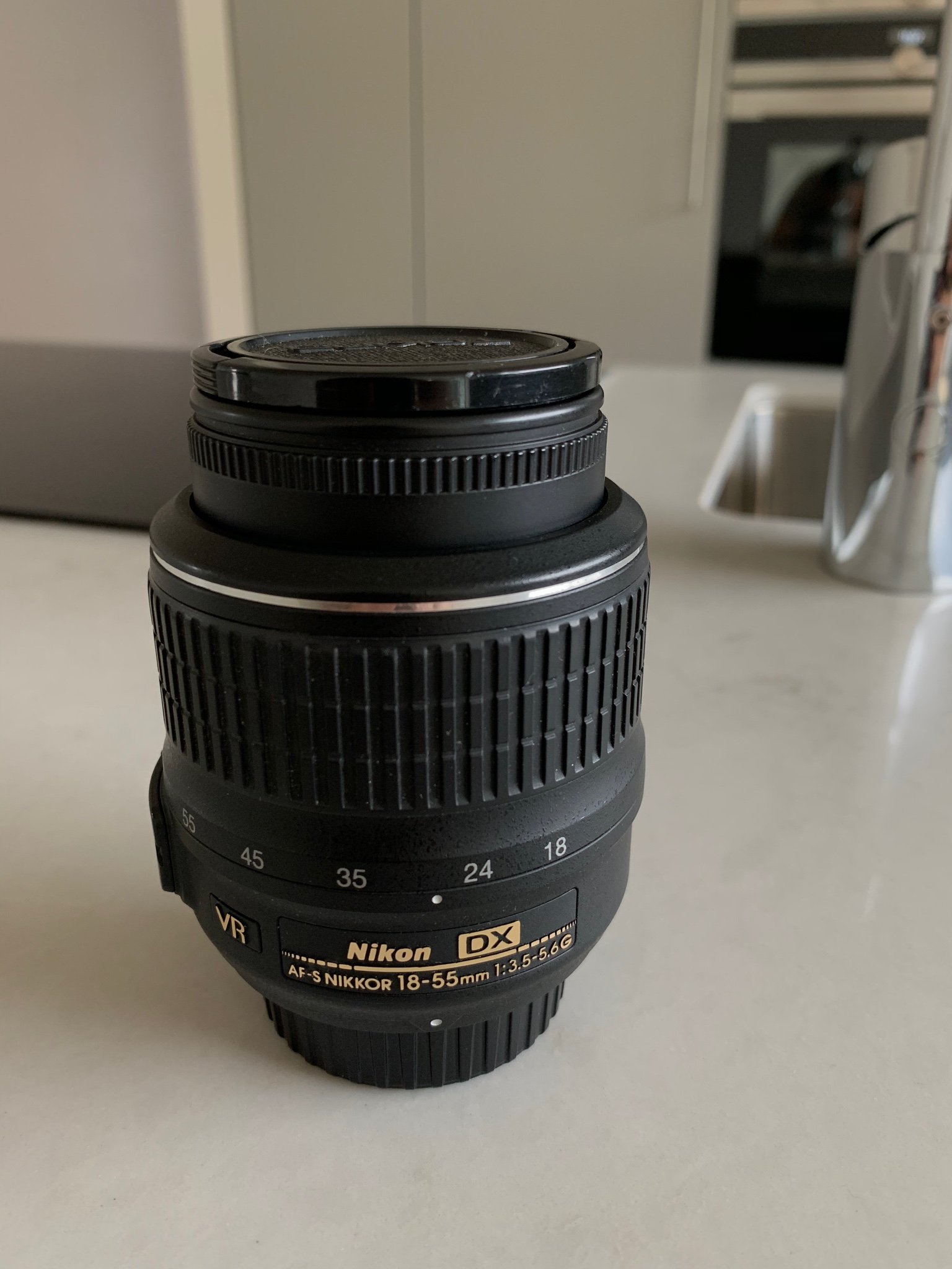 NIKON - DX AF-S Nikkor 18-55mm 1:3.5-5.6G VR (401584517) ᐈ Köp på Tradera