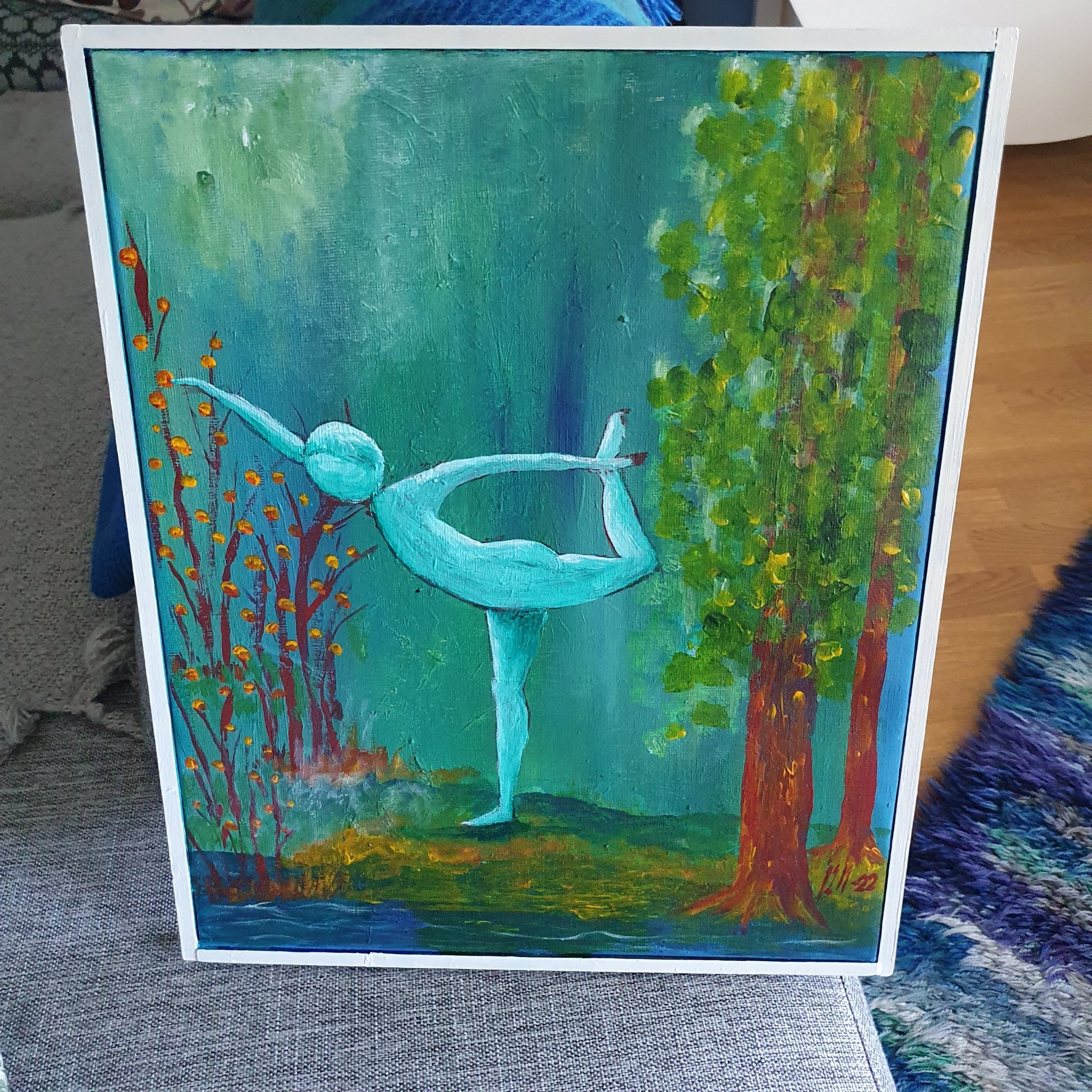 Se produkter som liknar VINTAGE FIN TAVLA OLJA PÅ DUK på Tradera ...