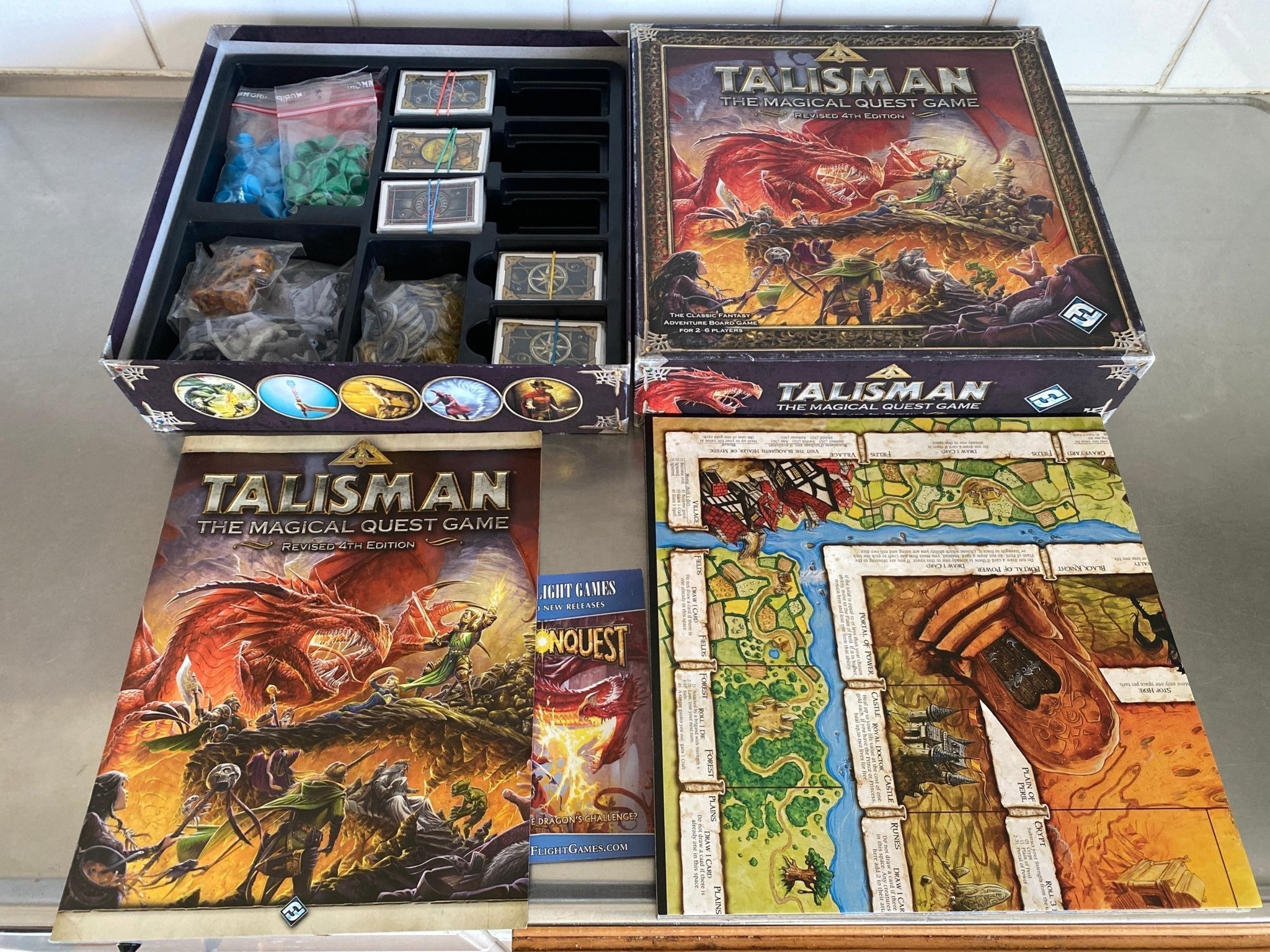 TALISMAN The Magical Quest Game 4th edition CLA.. | Köp på Tradera ...
