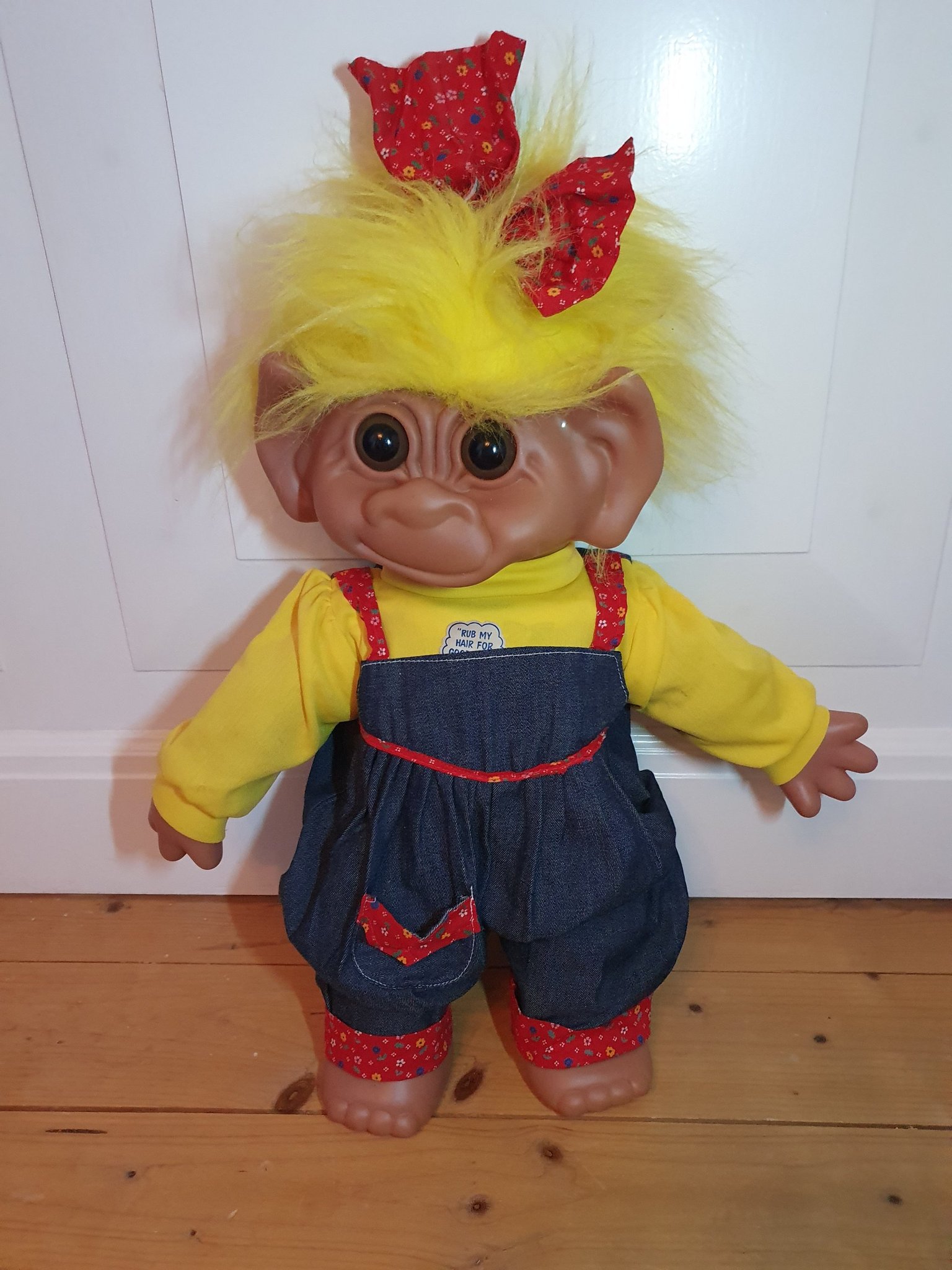 Stor Trolldocka Från Uneeda Doll Company 80-tal | Köp på Tradera ...