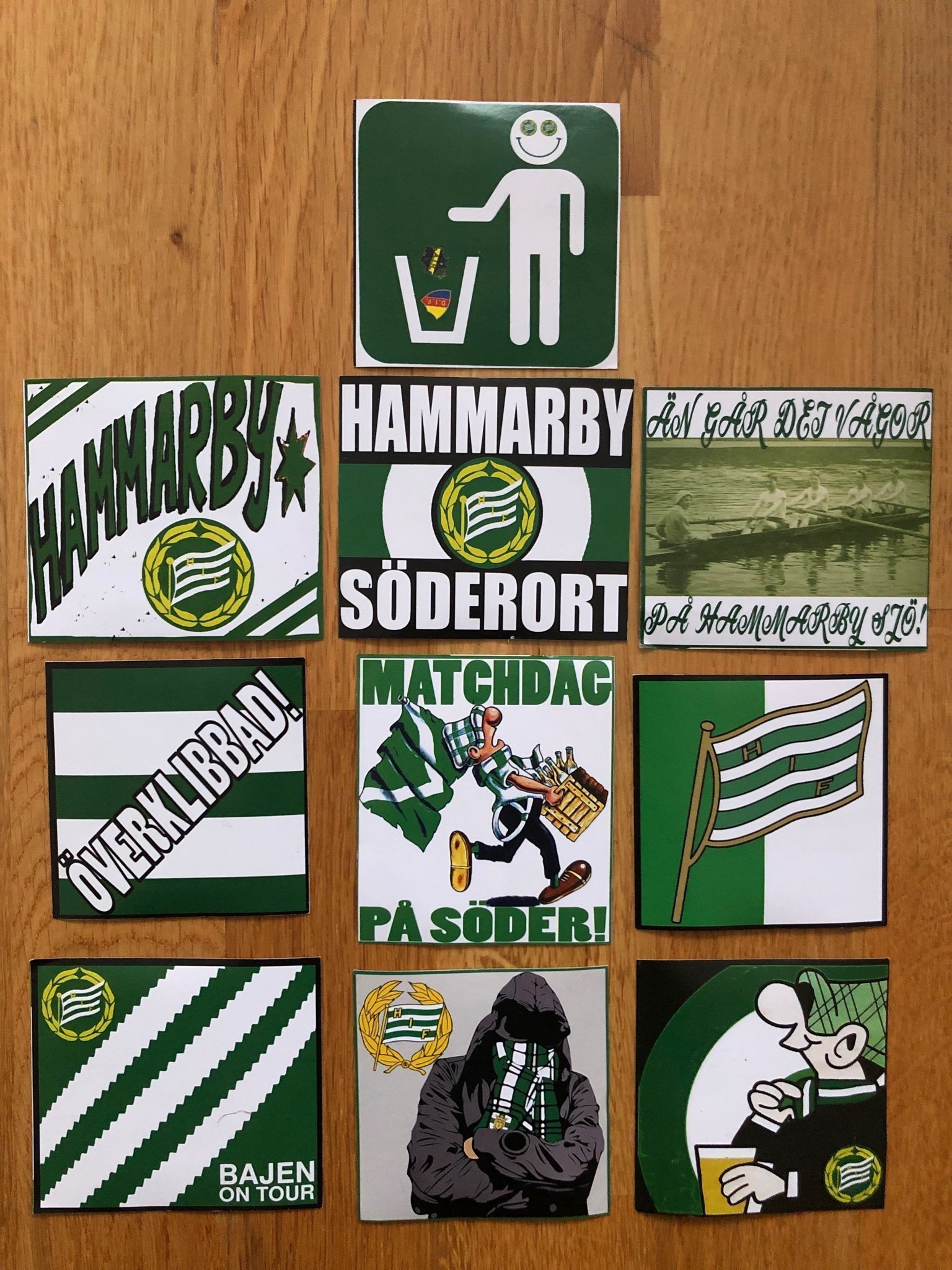 Se produkter som liknar HAMMARBY BAJEN klistermärken på Tradera (581493256)