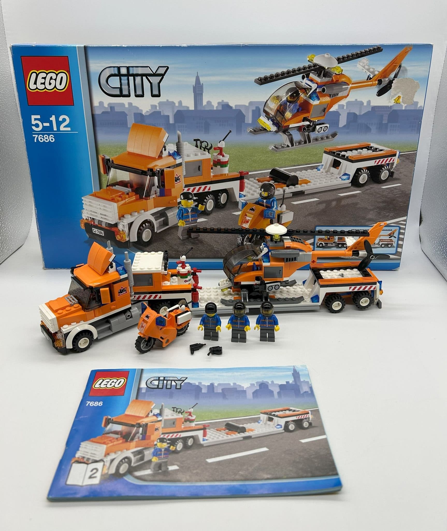 Se produkter som liknar LEGO City 7686 Helicopter Tra.. på Tradera ...