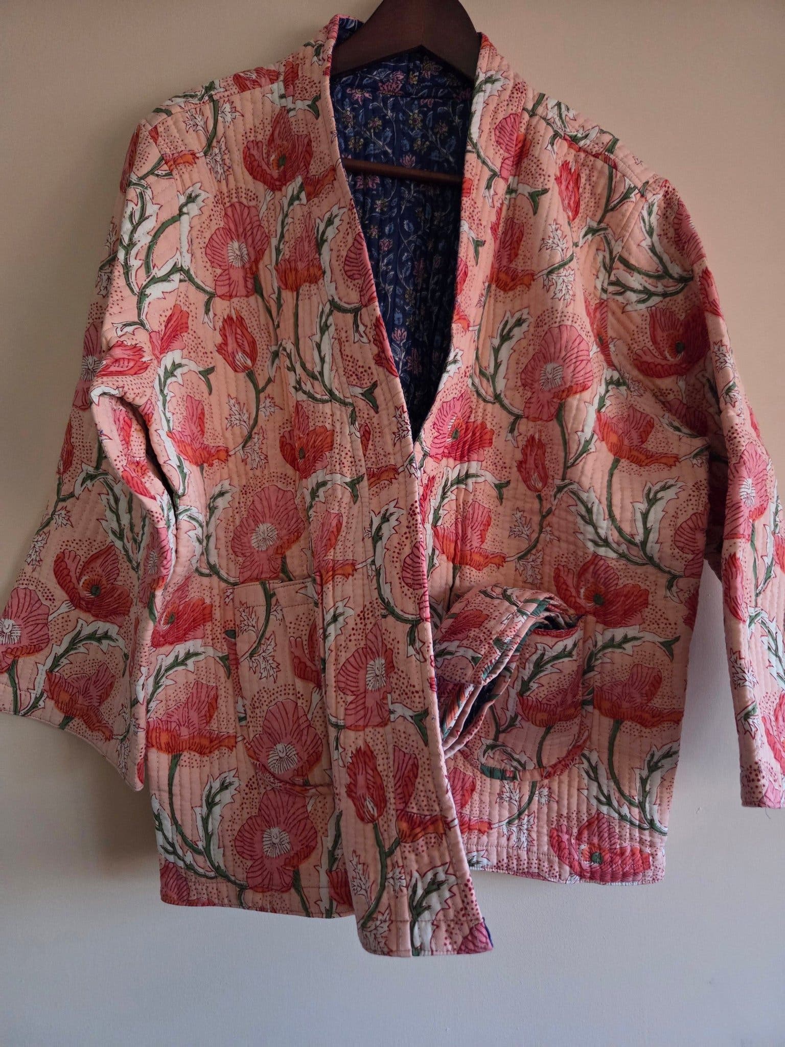quiltade jackor i block print | Köp på Tradera (735692480)