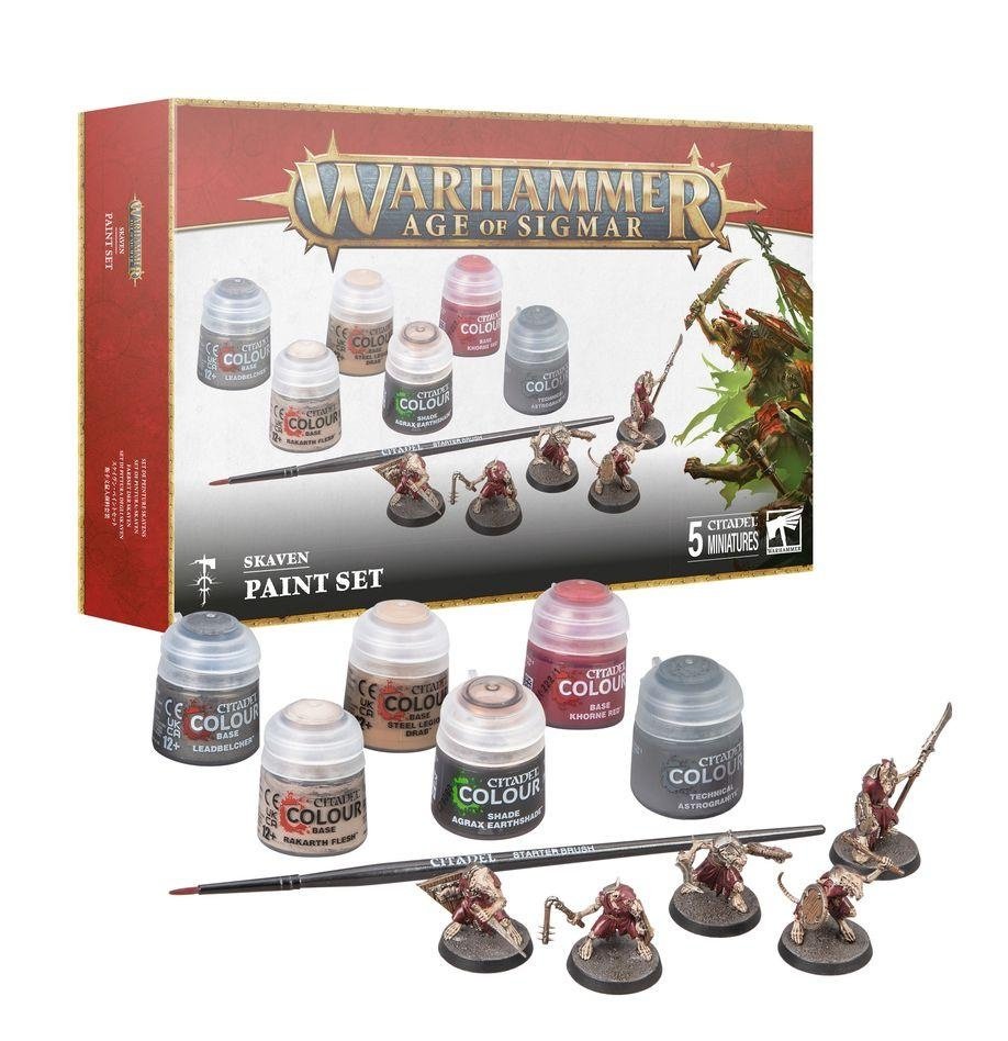 Age of Sigmar: Skaven Paint Set | Köp från ArcadeDreams på Tradera ...