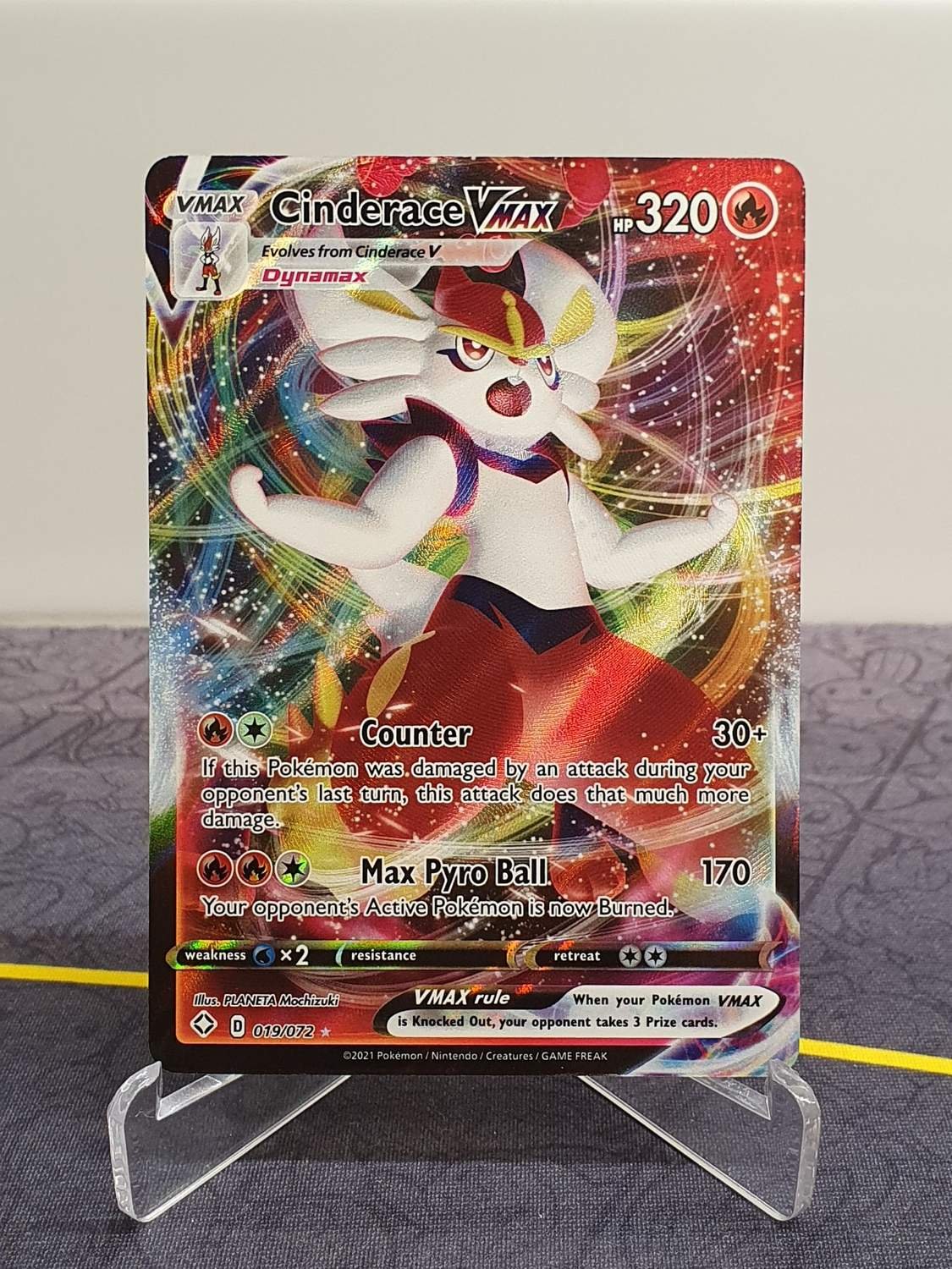 CINDERACE VMAX 019/072 - Ultra Rare Full Art - .. | Köp på Tradera ...