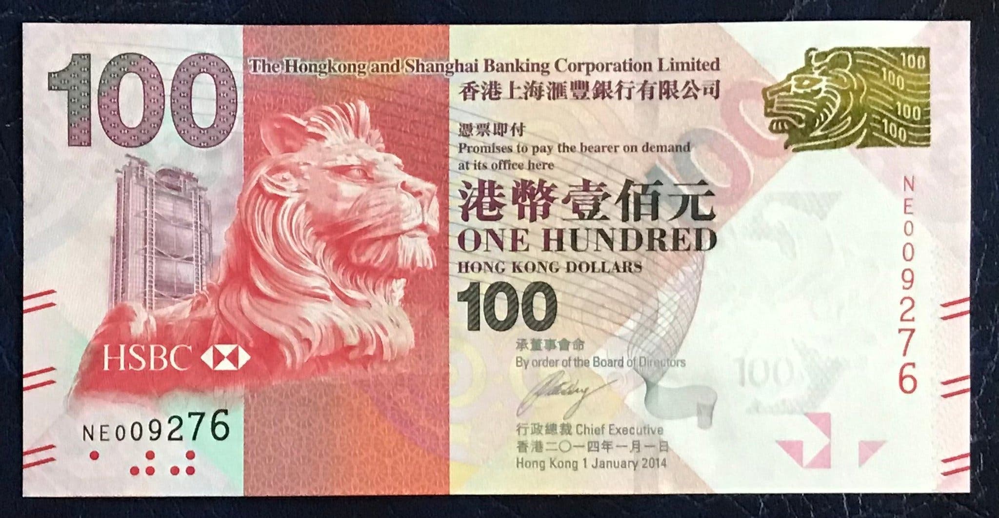 Hong Kong 100 Dollar Sedel | Köp på Tradera (683423815)