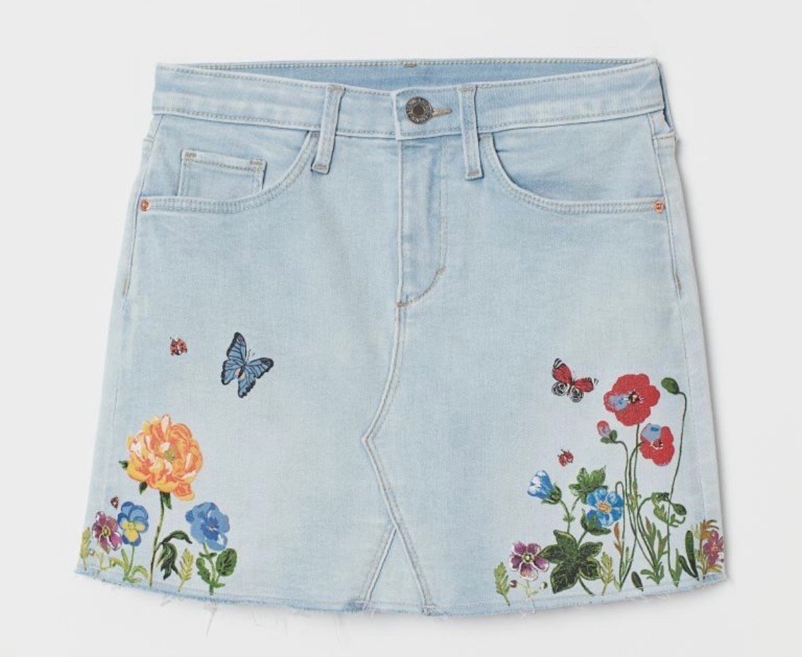 JEANSKJOL NATHALIE LETE X H&M KJOL 140 | Köp på Tradera (735341949)