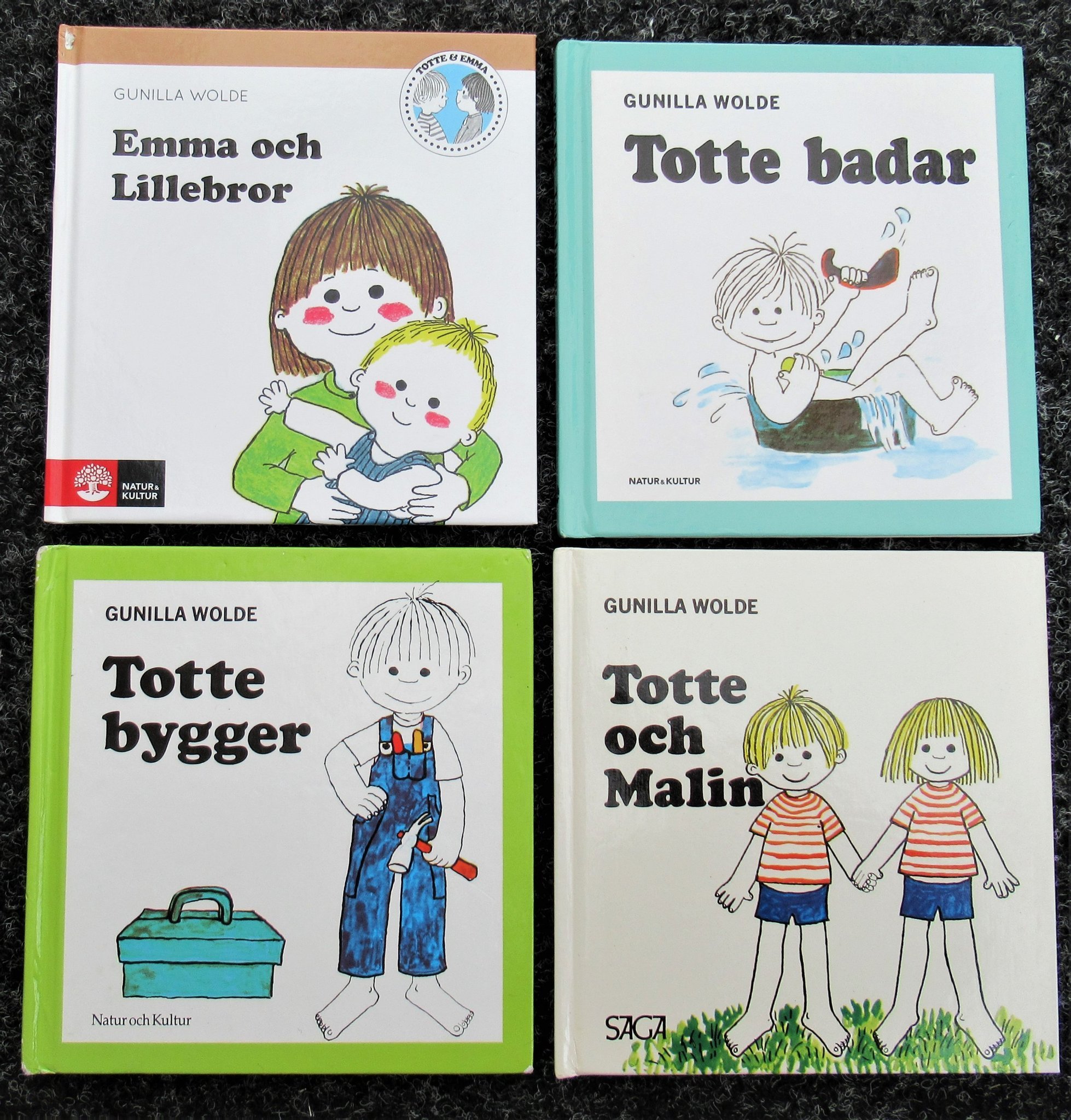 4 BÖCKER GUNILLA WOLDE TOTTE EMMA MALIN BOKPAK.. | Köp på Tradera ...
