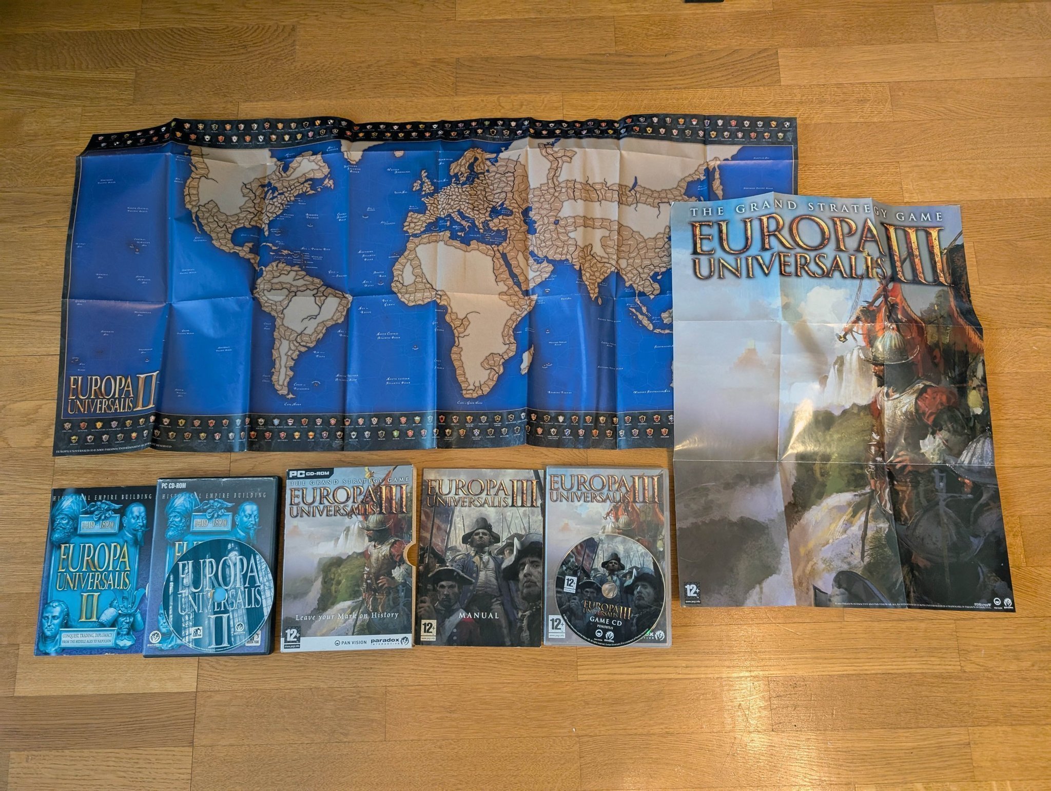 Europa Universalis II & III inklusive karta och.. | Köp på Tradera ...