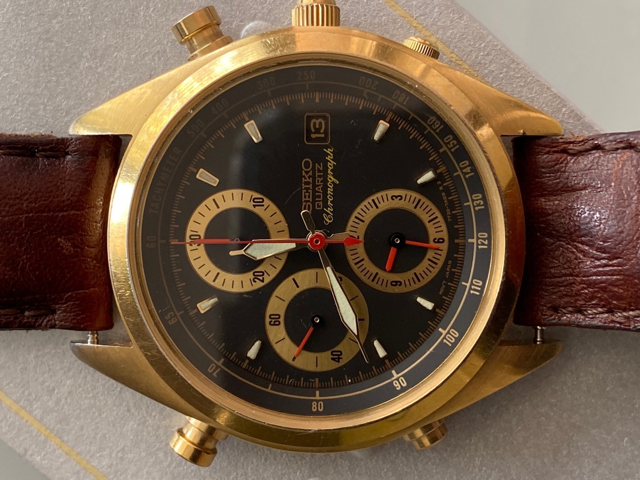 SEIKO Quartz Chronograph (410835246) ᐈ Köp på Tradera