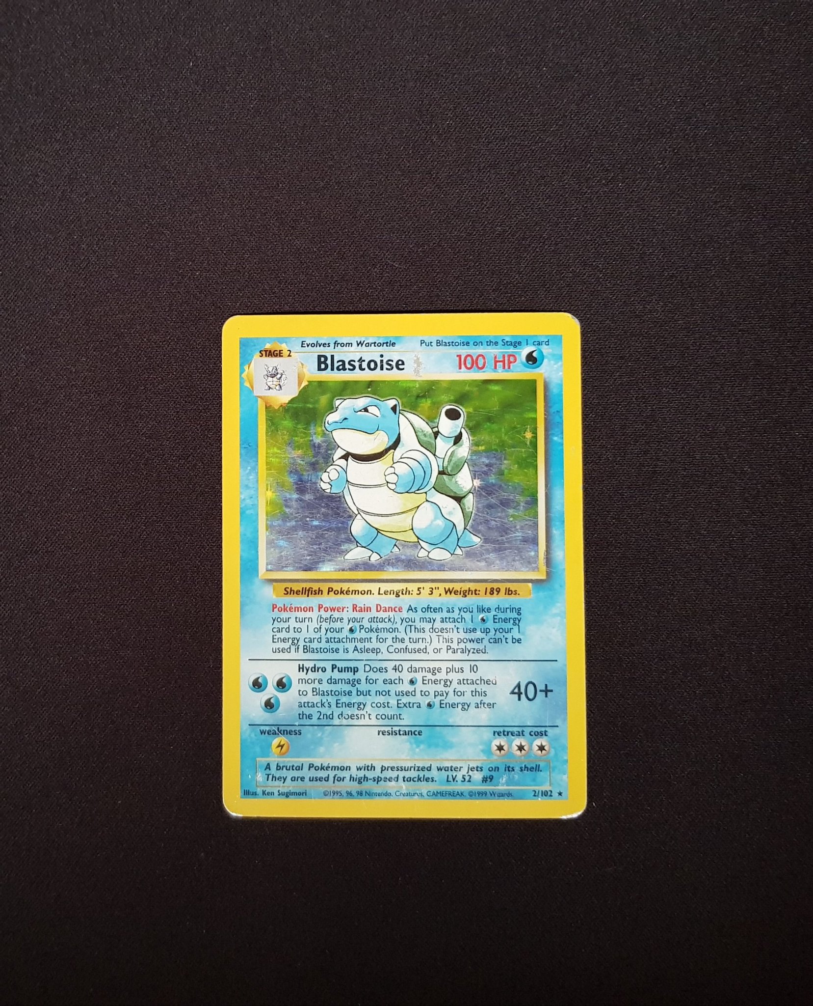 Blastoise 2/102 Holo Rare - Base Set - Pokemon .. | Köp på Tradera ...