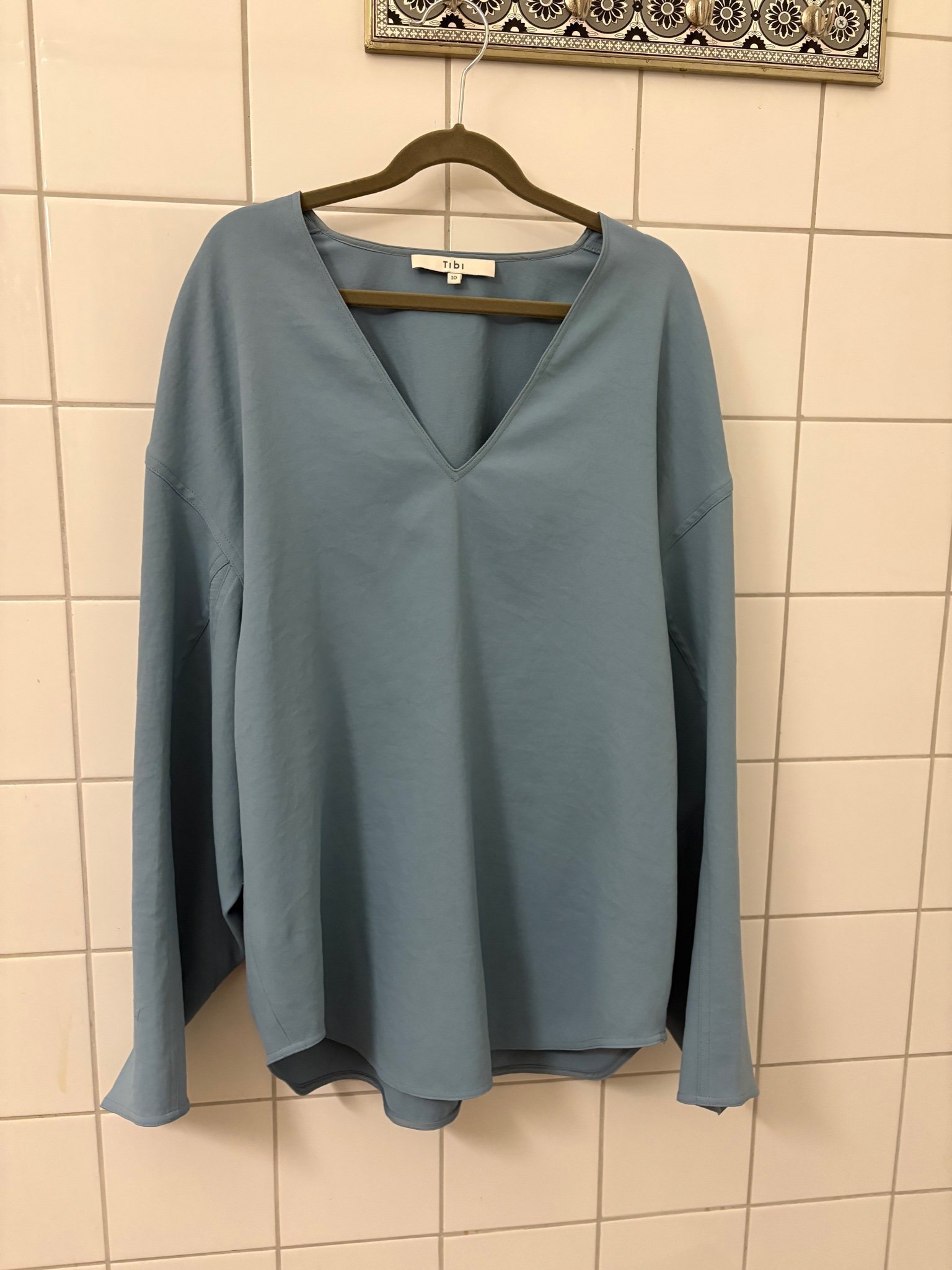 Tibi blå blus | Köp på Tradera (734605804)