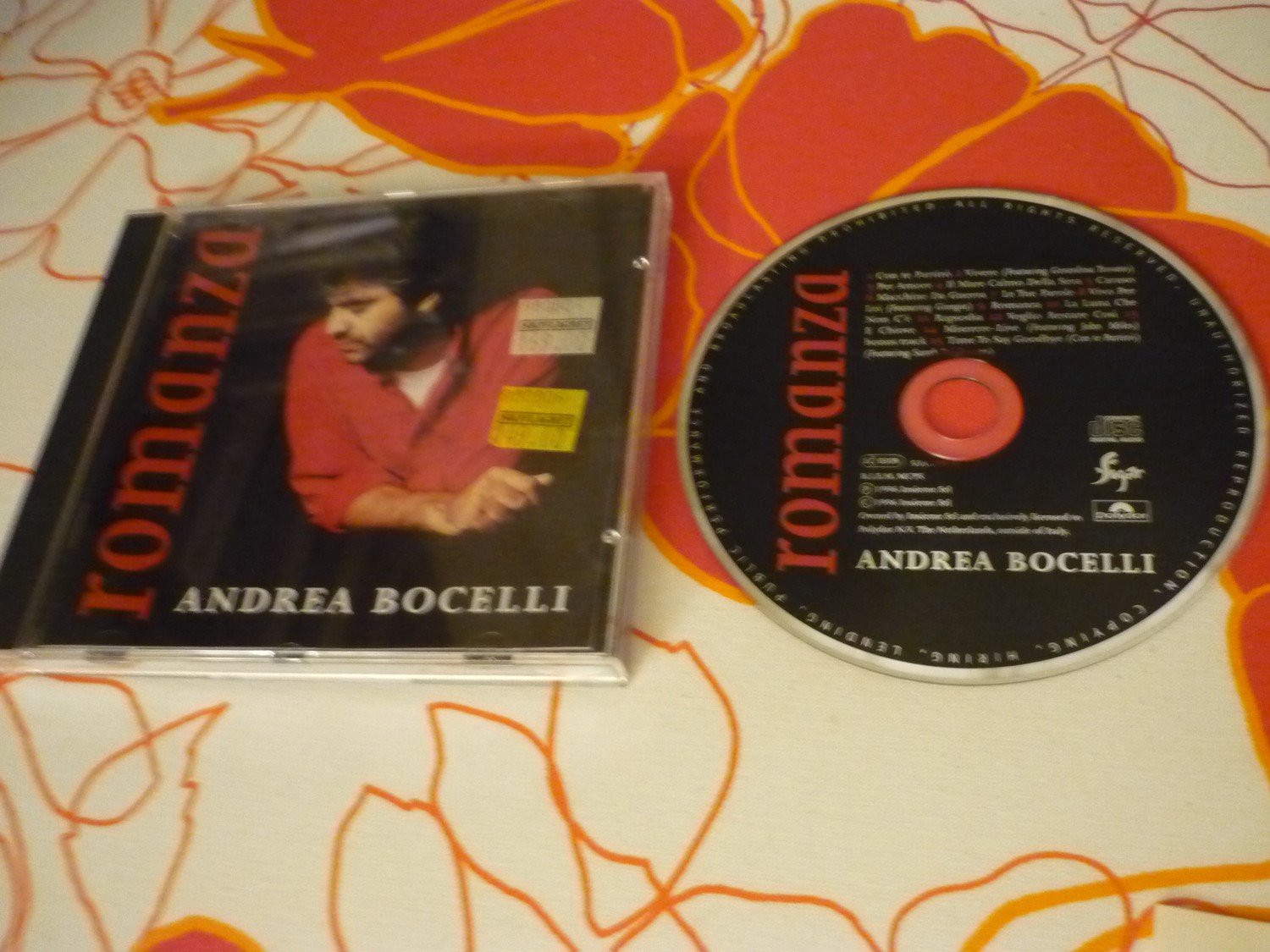 CD, ROMANZA, ANDREA BOCELLI, PER AMORE, VIVERE,.. | Köp på Tradera ...