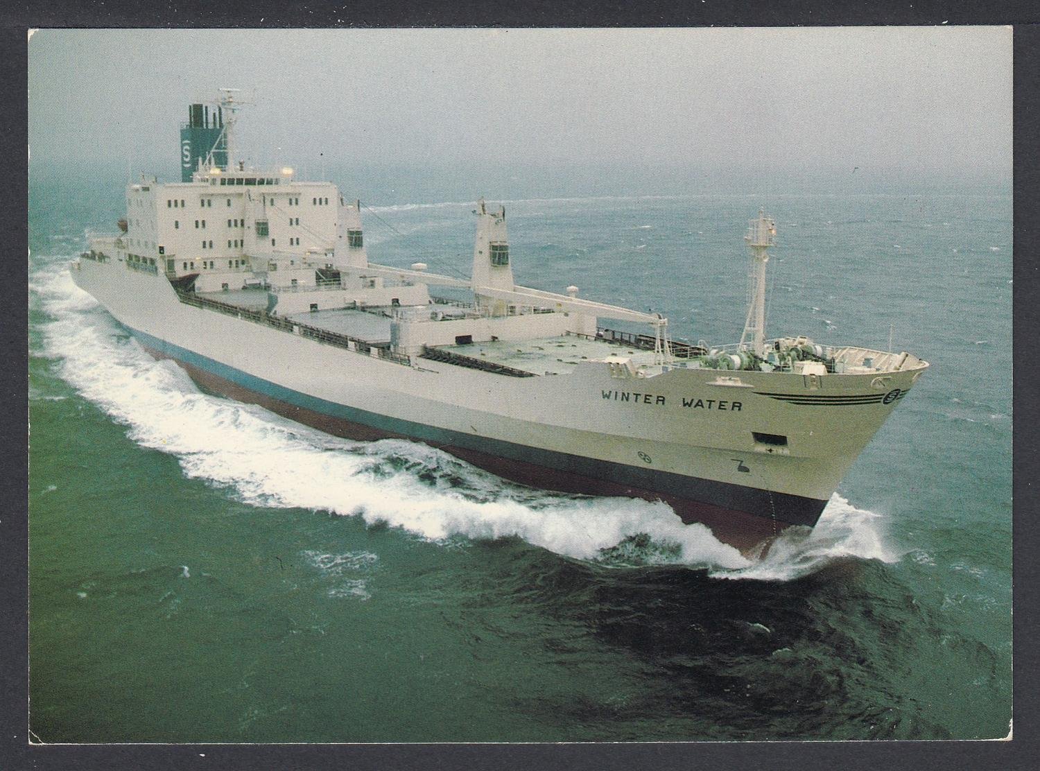 Tank / Lastfartyget M/S Winter Water. A6 format. | Köp på Tradera ...
