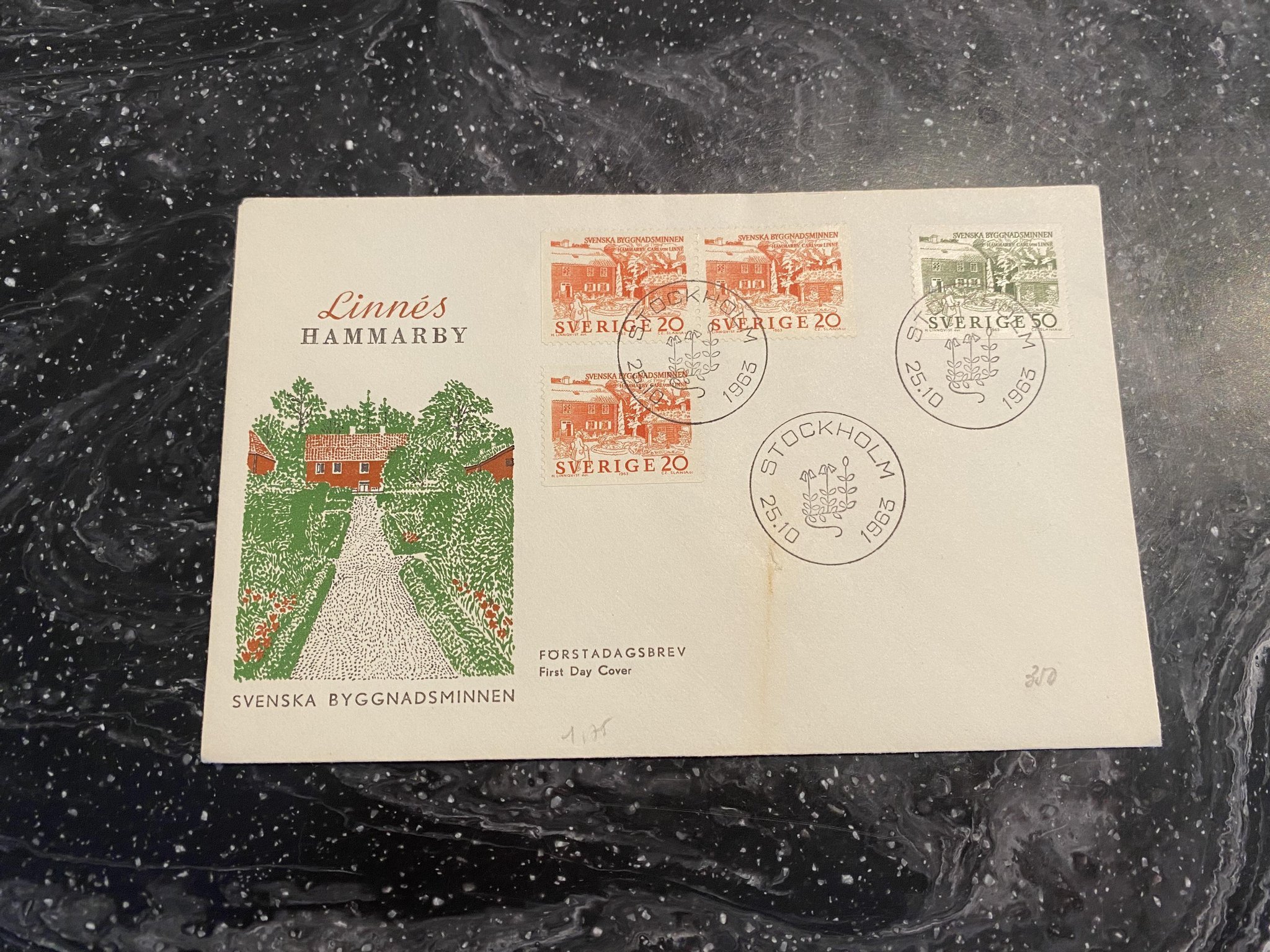 Se produkter som liknar FDC Sverige Vinjett 1963 Bygg.. på Tradera ...