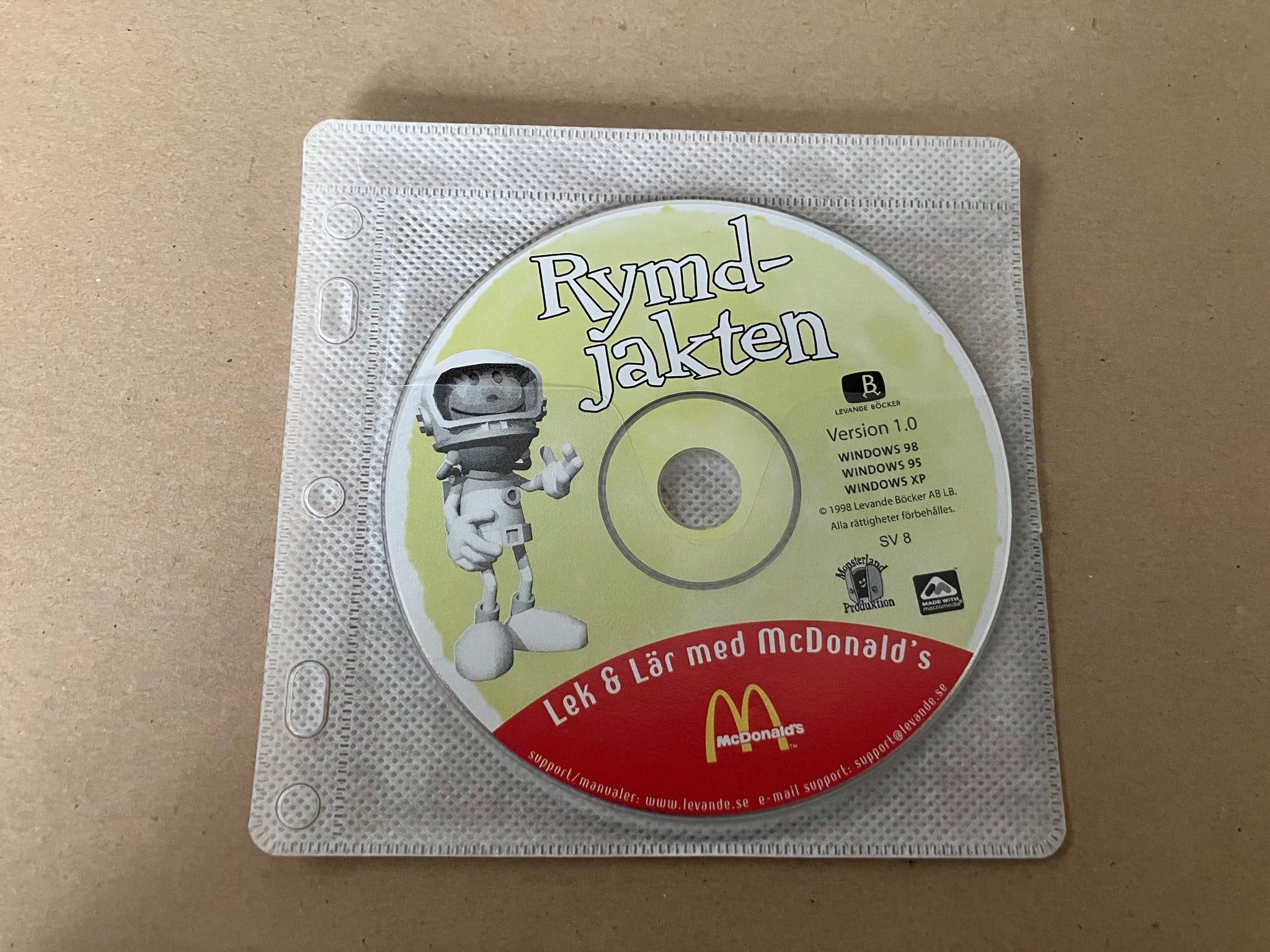 Lek & Lär med McDonald's - Rymdjakten & Sverige.. | Köp på Tradera ...